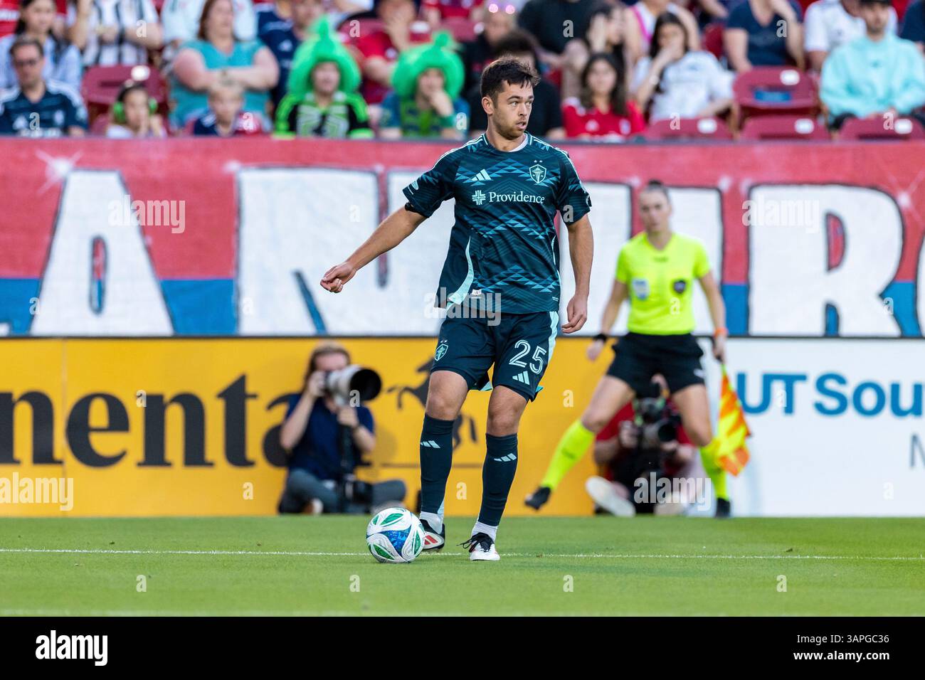 FRISCO, TX - APRIL 12: Seattle Sounders FC defender Jackson Ragen (#25 ...
