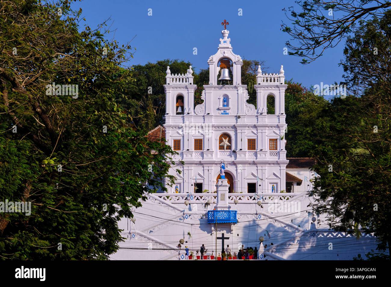 India, Goa state, Panaji (or Panjim), the state capital, the Church of ...