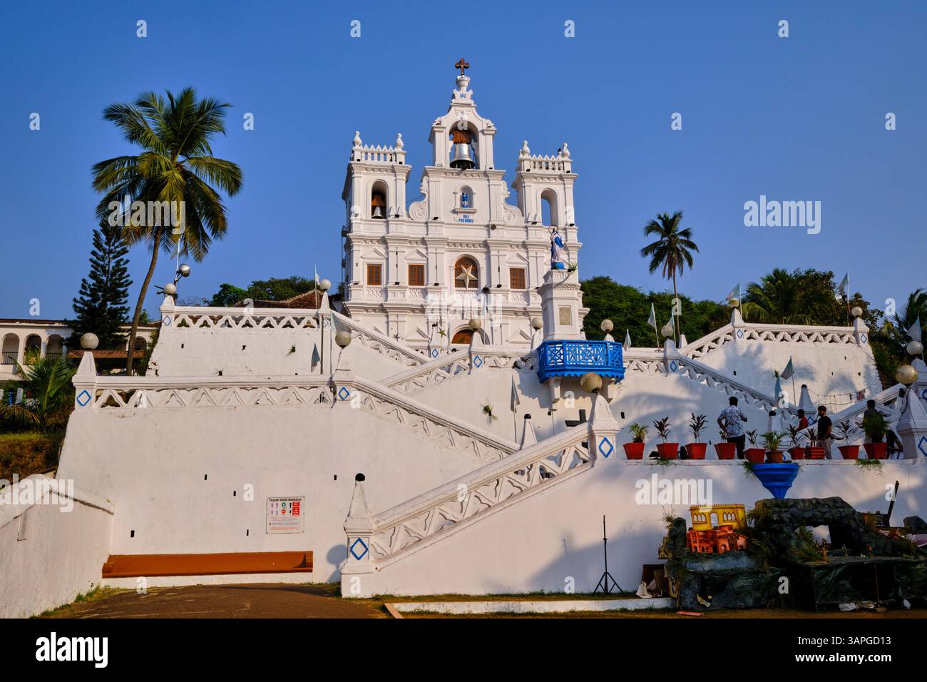 India, Goa state, Panaji (or Panjim), the state capital, the Church of ...