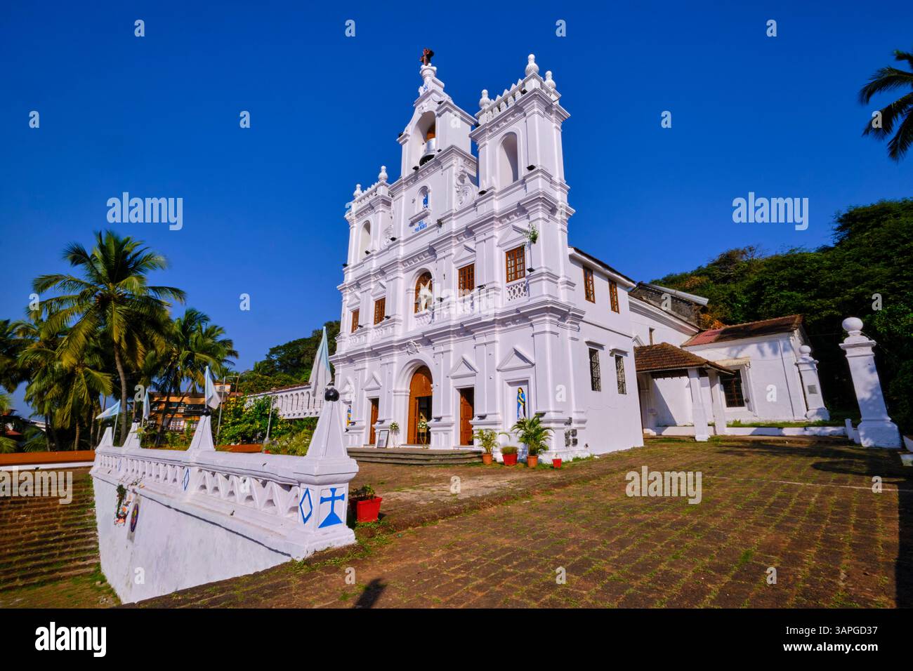 India, Goa state, Panaji (or Panjim), the state capital, the Church of ...