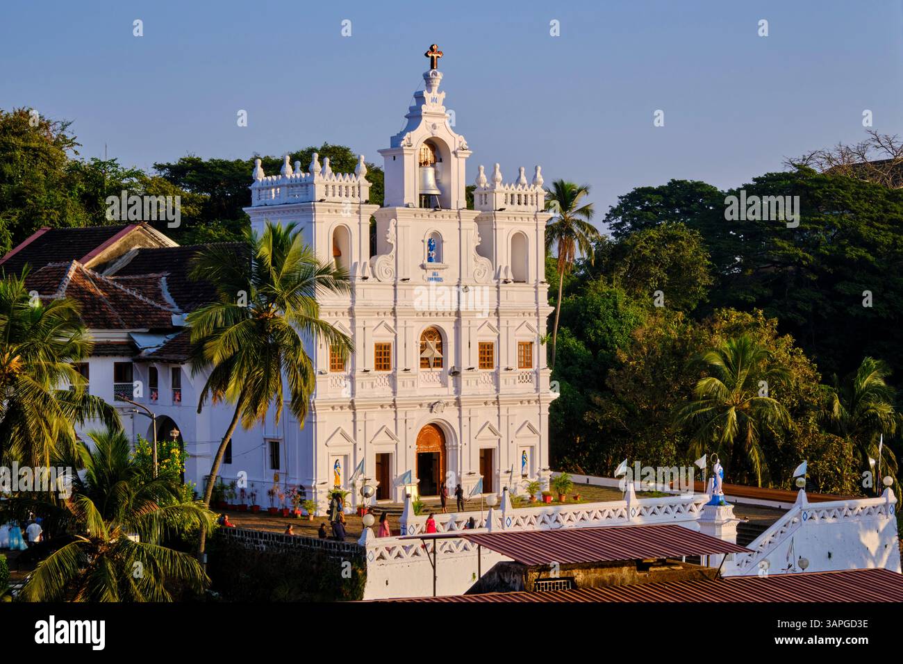 India, Goa state, Panaji (or Panjim), the state capital, the Church of ...