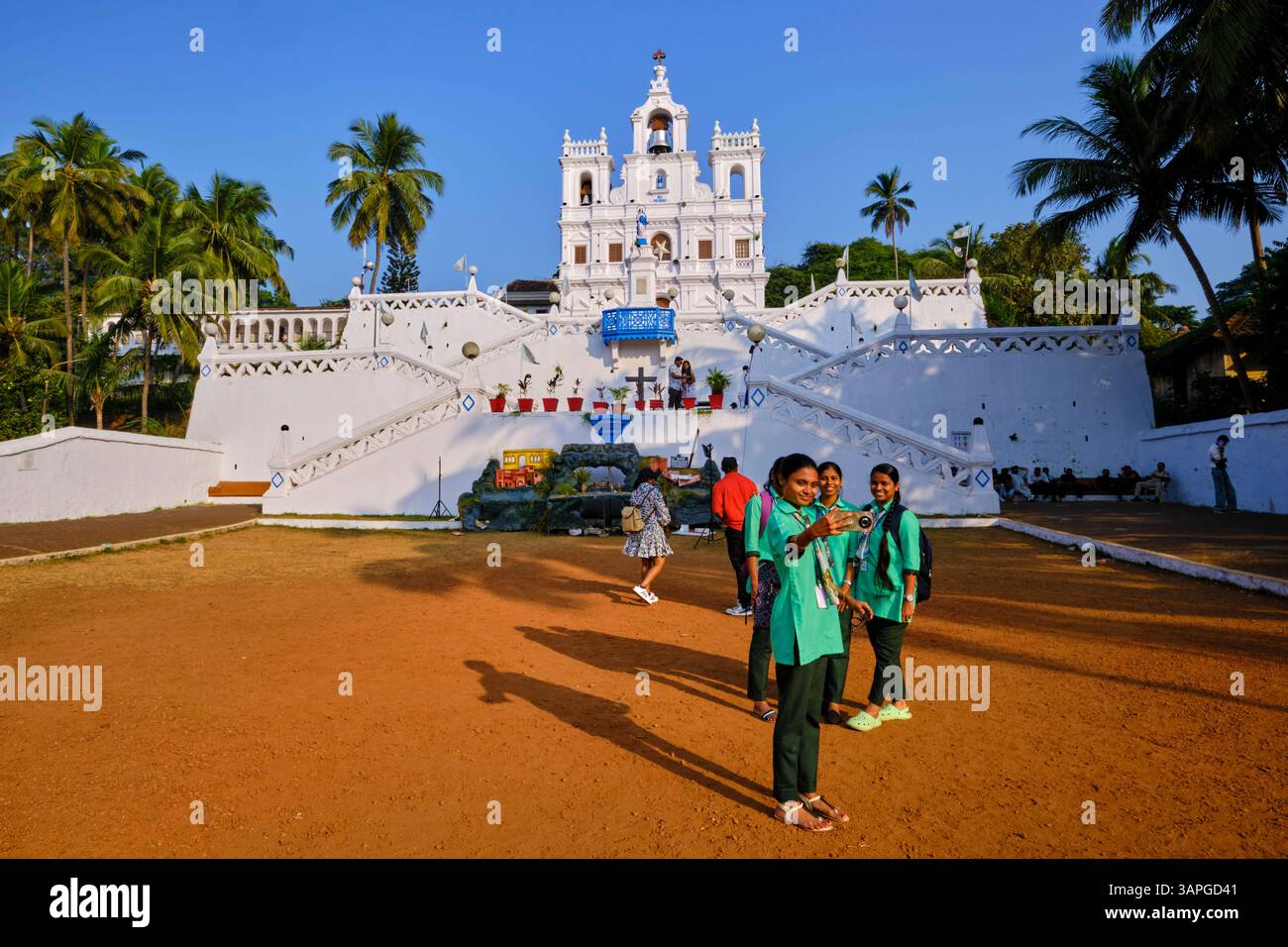 India, Goa state, Panaji (or Panjim), the state capital, the Church of ...