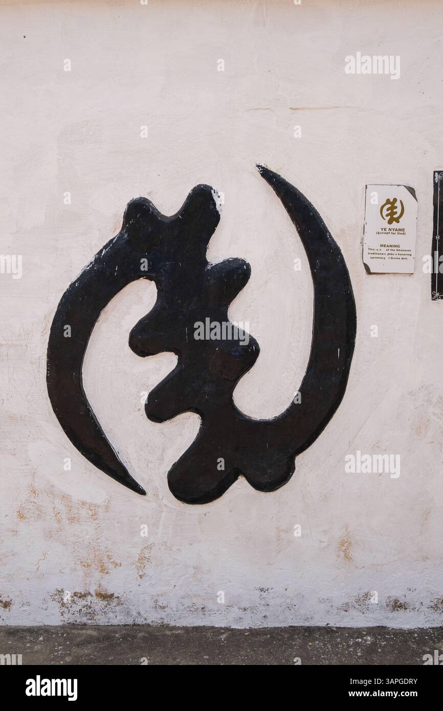Ghana. Adinkra Symbol Gye Nyame, meaning "I Fear No One (Except God)", God is Supreme. A symbol ...