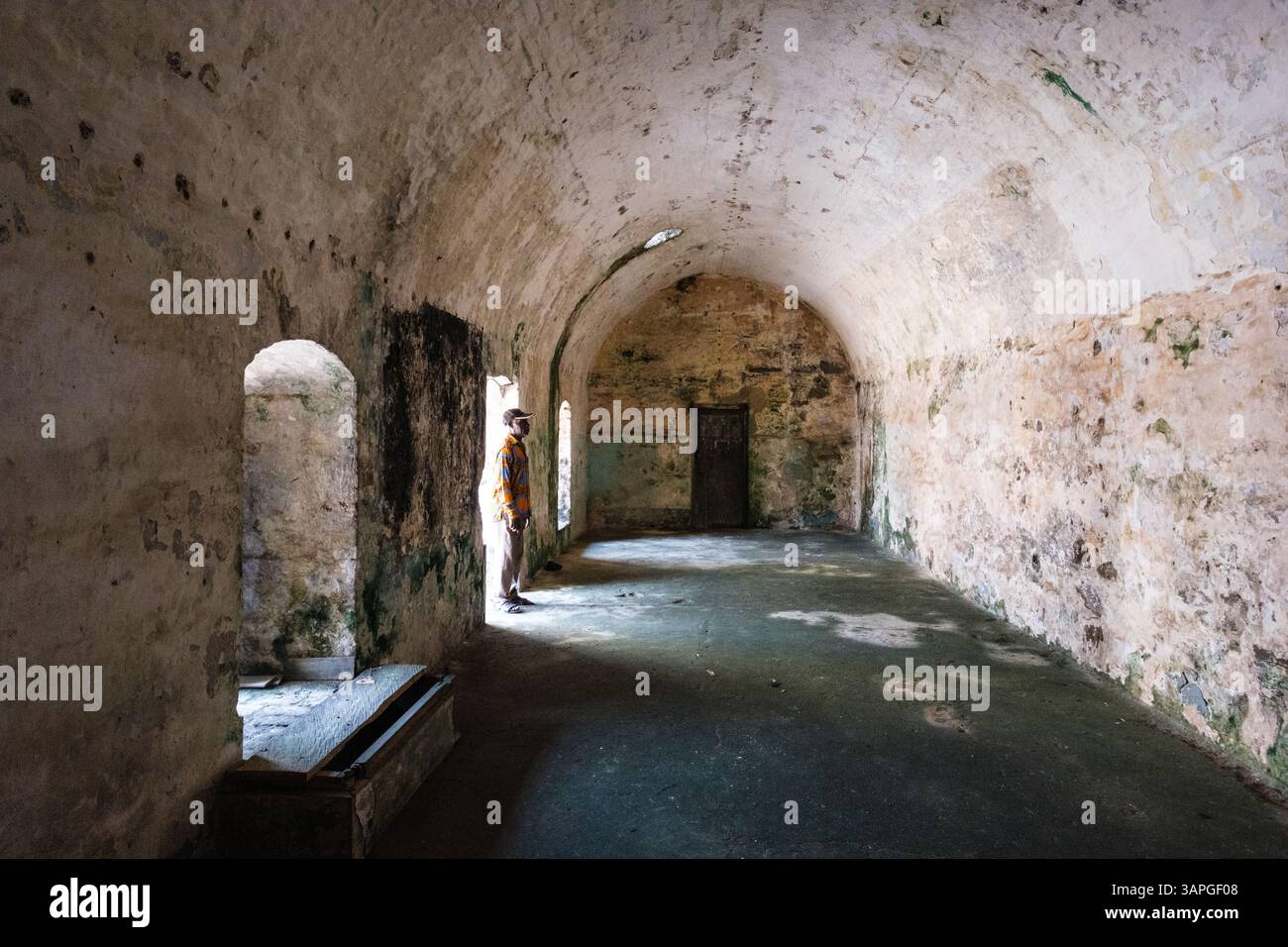 Anomabu, Ghana. Fort William, built 1753 by the British. Women's ...