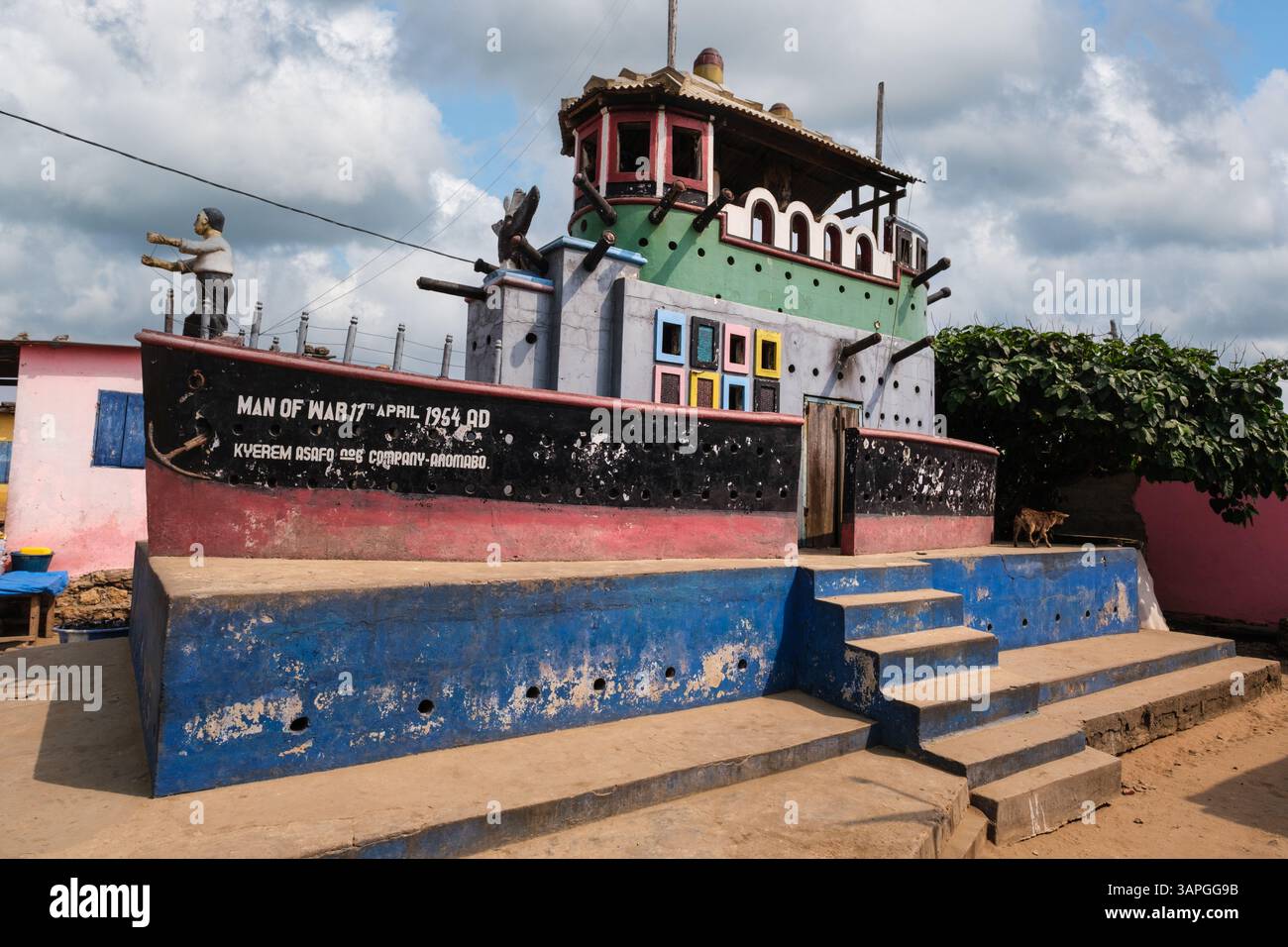 Anomabu, Ghana. A Posuban, a Traditional Shrine of the Akan Culture ...