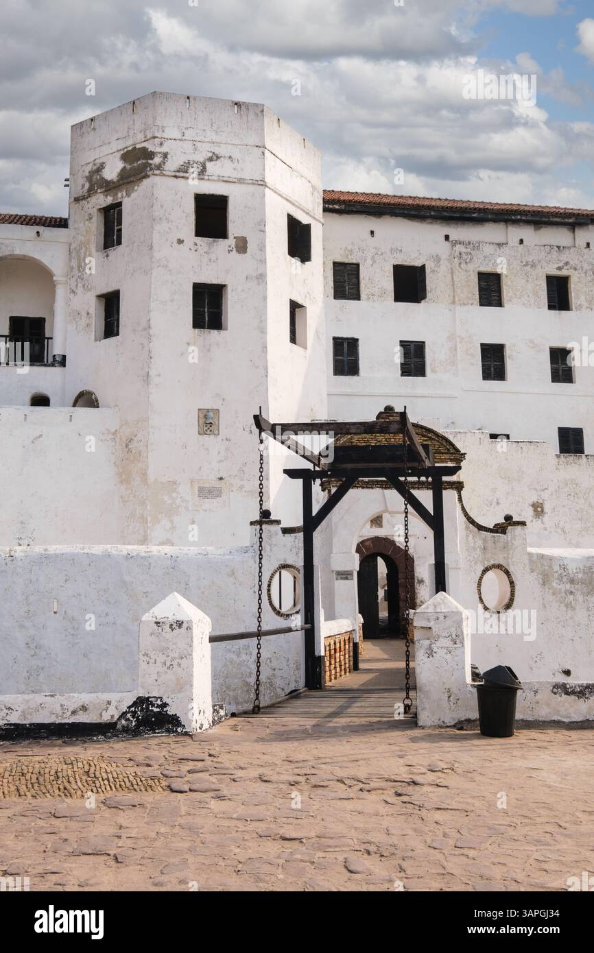 Elmina, Ghana. St. George's Castle Entrance. Castle built by the ...