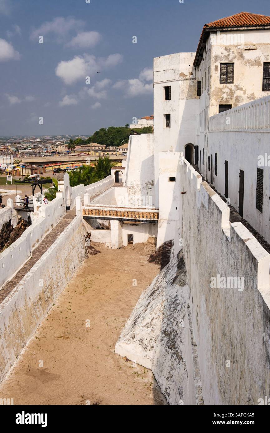 Elmina, Ghana. St. George's Castle, Upper Level. Castle built by the ...