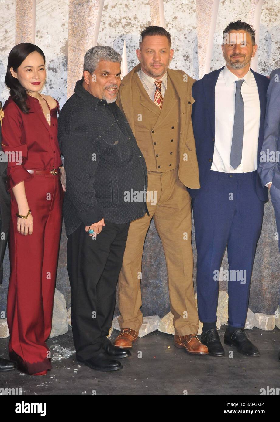 London, UK. 15th Apr, 2025. Luis Guzman and Tom Hardy at the "Havoc ...