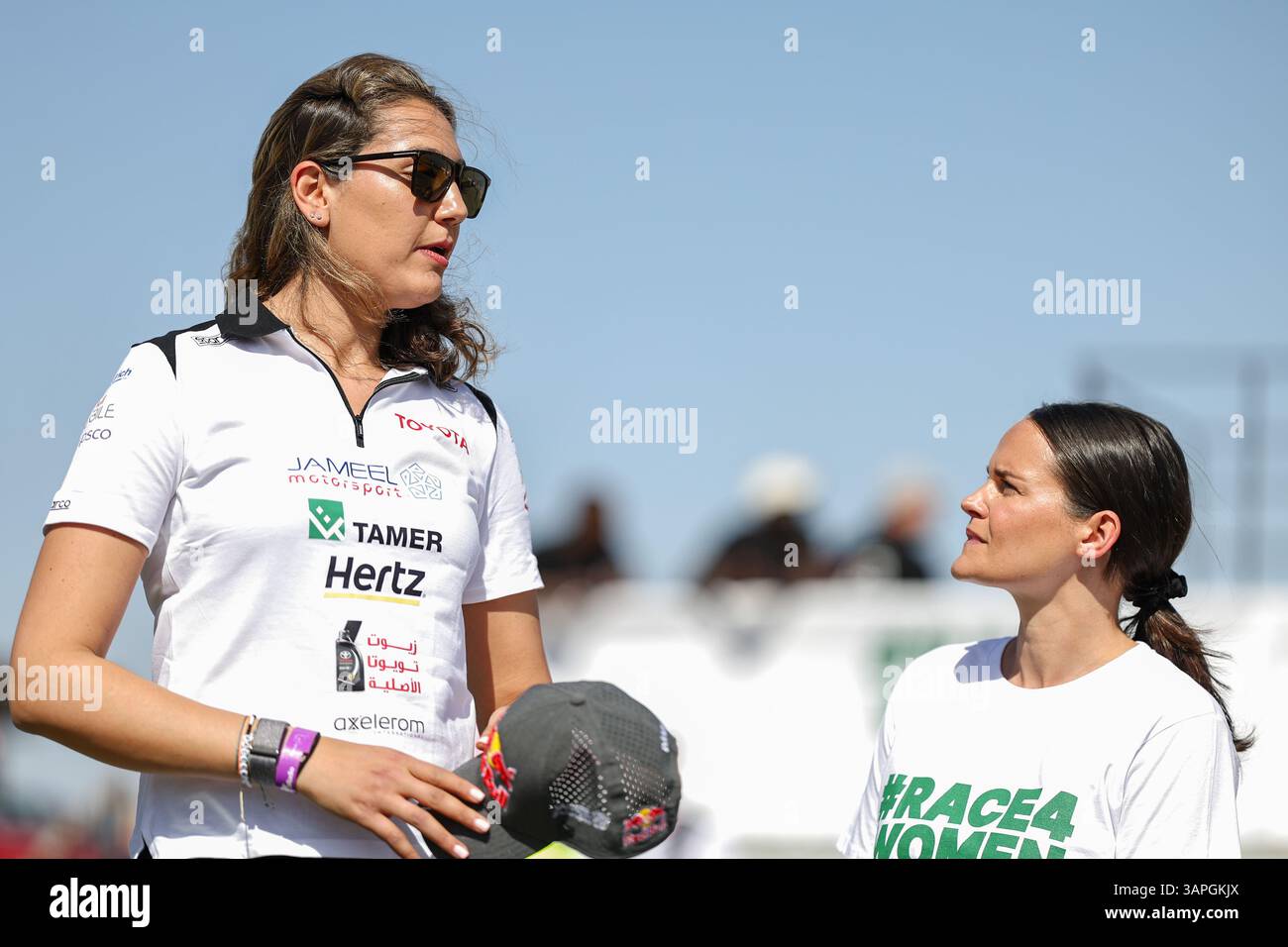 JEDDAH, SAUDI ARABIA - APRIL 16: Dania Akeel, Saudi Arabia’s cross ...