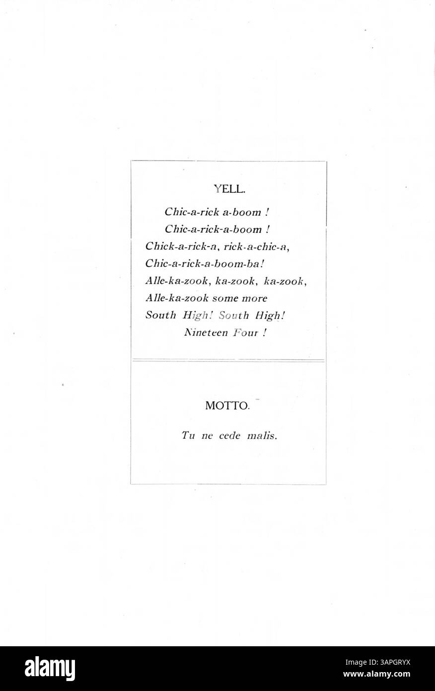 The South High Yearbook of 1904 documents the students, teachers ...