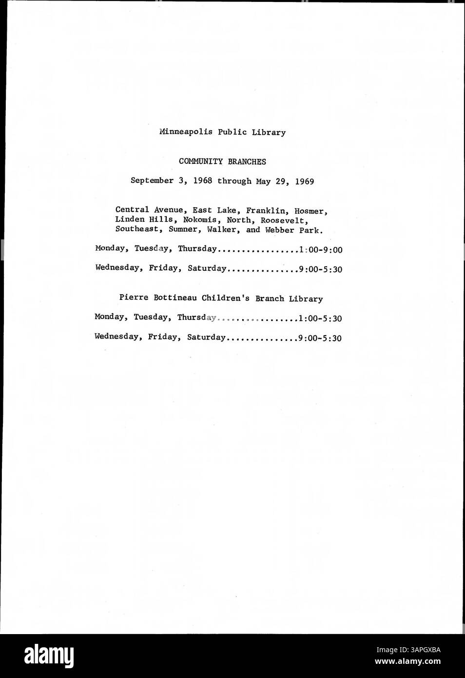 The 1968 edition of the Minneapolis Public Library Official Bulletin ...