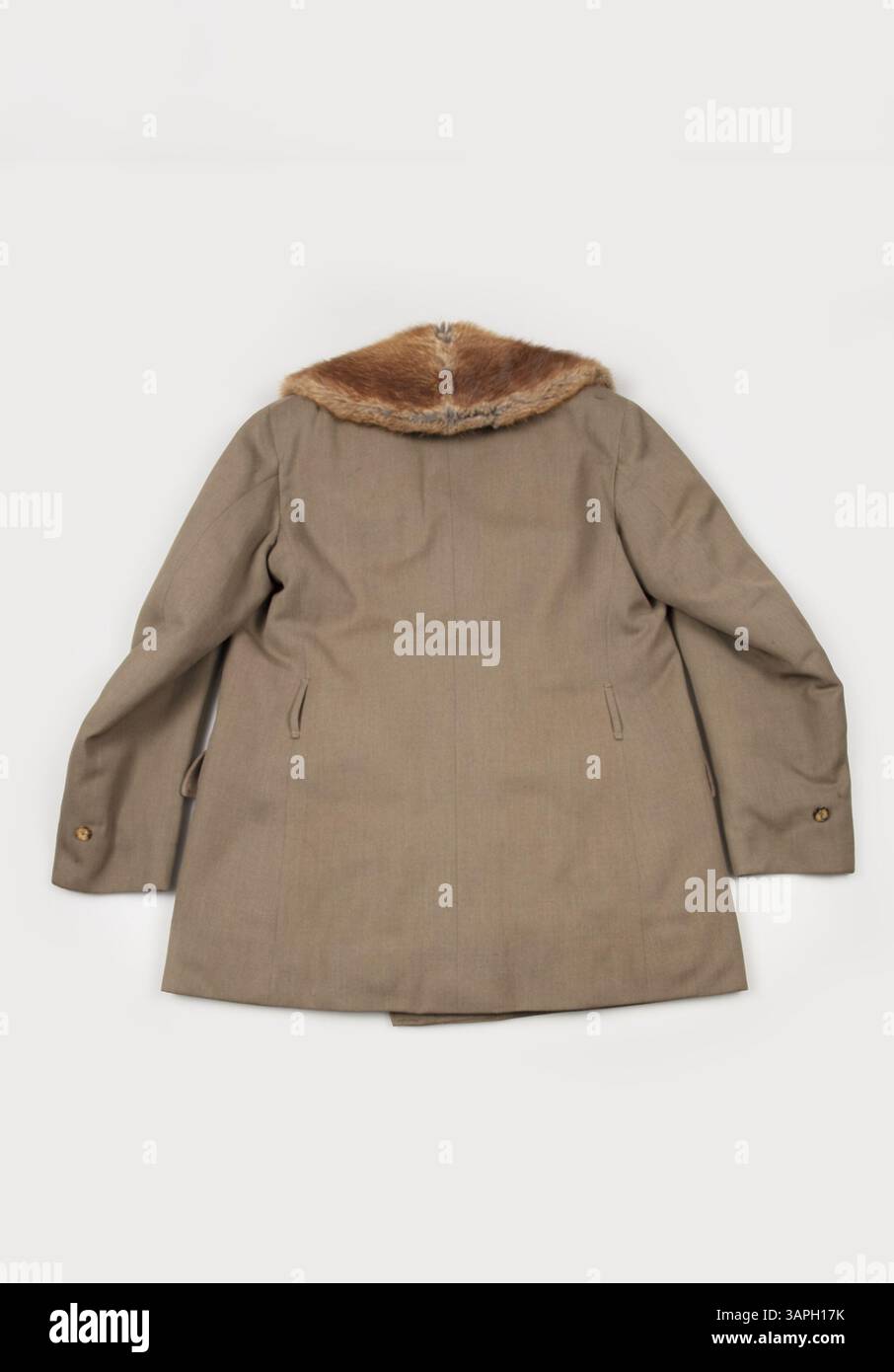 This double-breasted olive drab wool flight jacket, worn by Charles ...