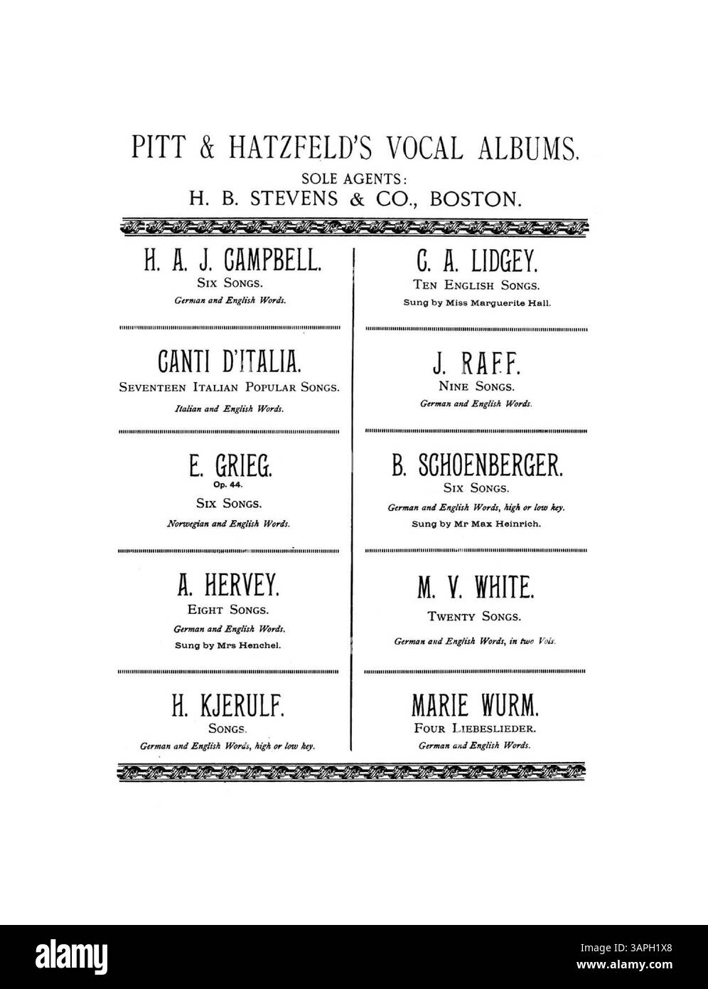 Vocal songbook Cut Out Stock Images & Pictures - Alamy