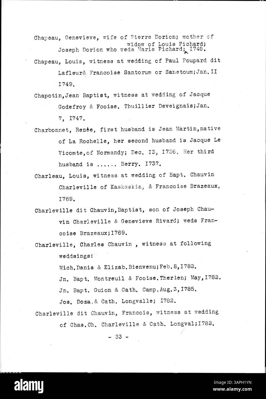 This collection includes marriage contract abstracts from Kaskaskia ...