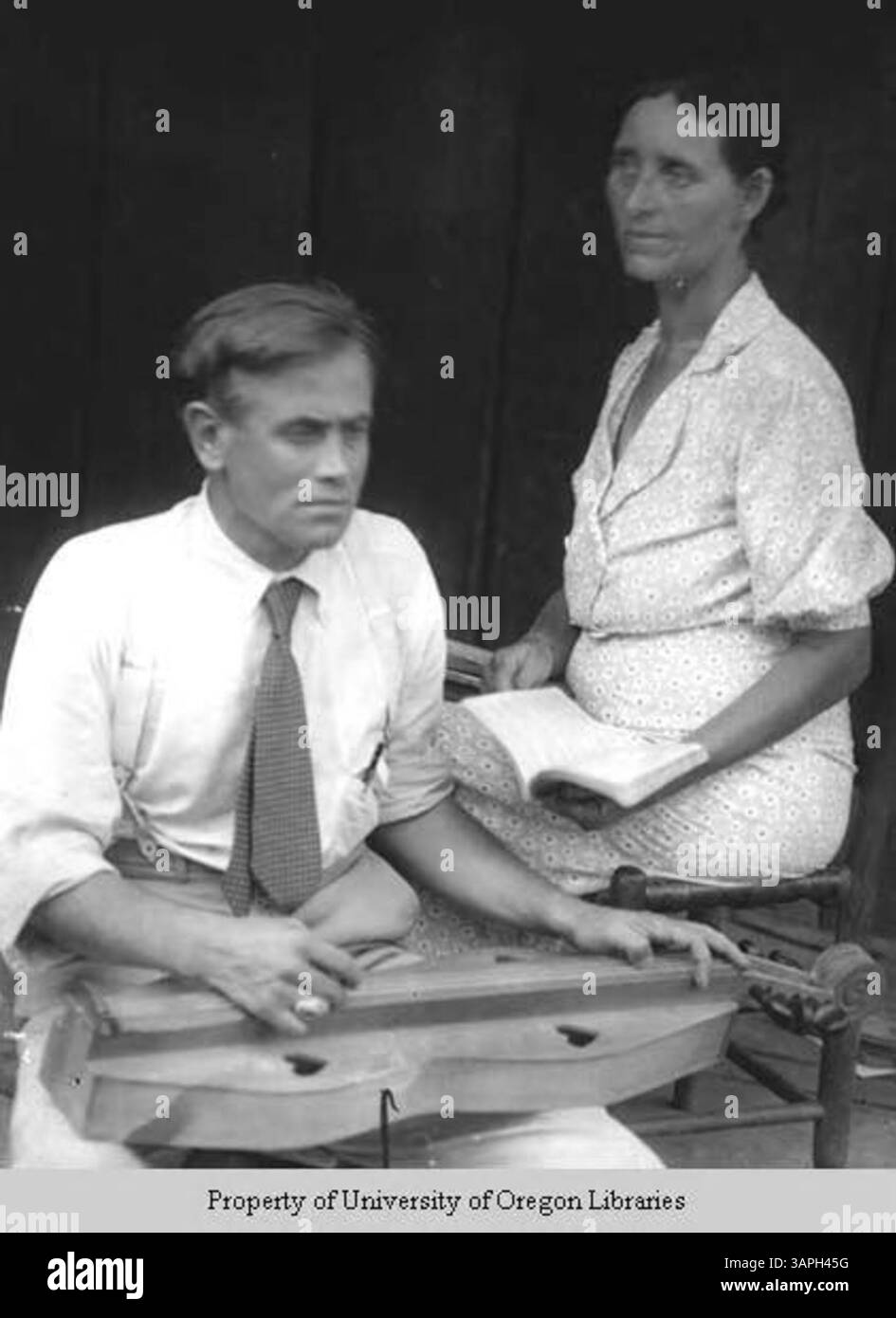 This photograph from the University of Oregon Libraries features Mrs ...