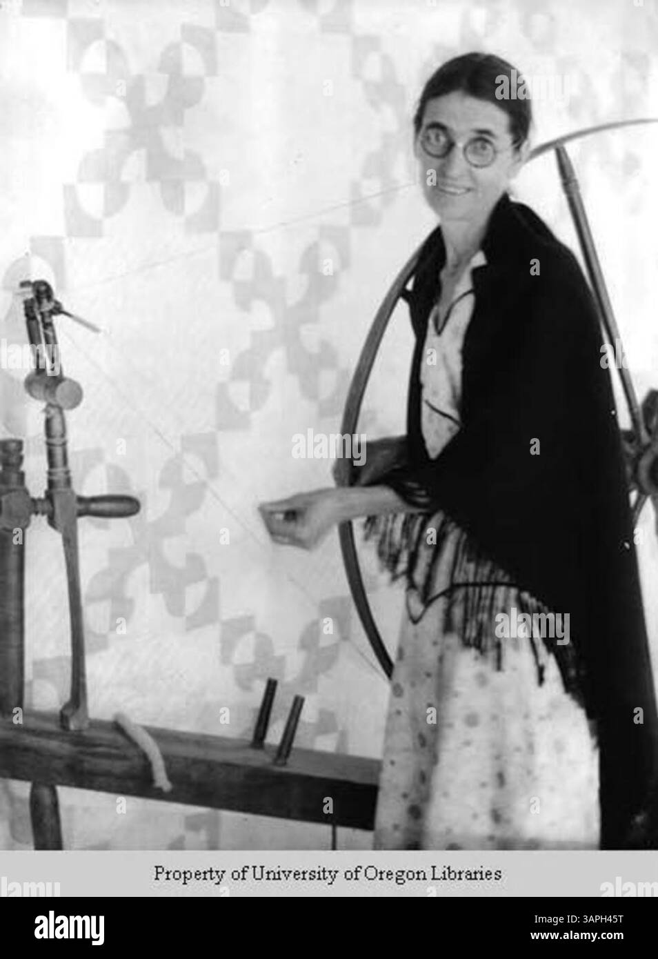 A photograph from the University of Oregon Libraries showing Molly ...