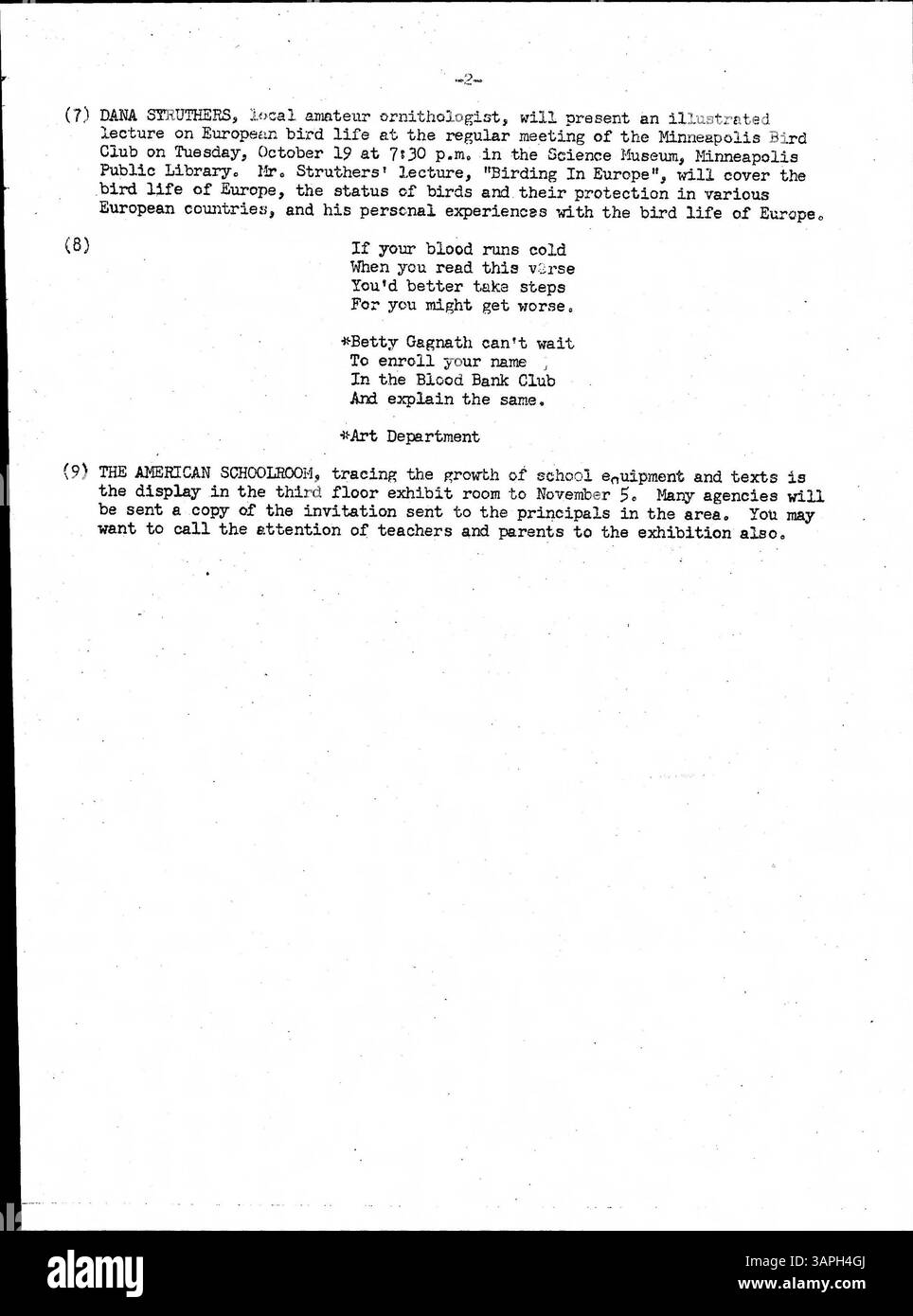 The Minneapolis Public Library Official Bulletin from 1954 offers a ...