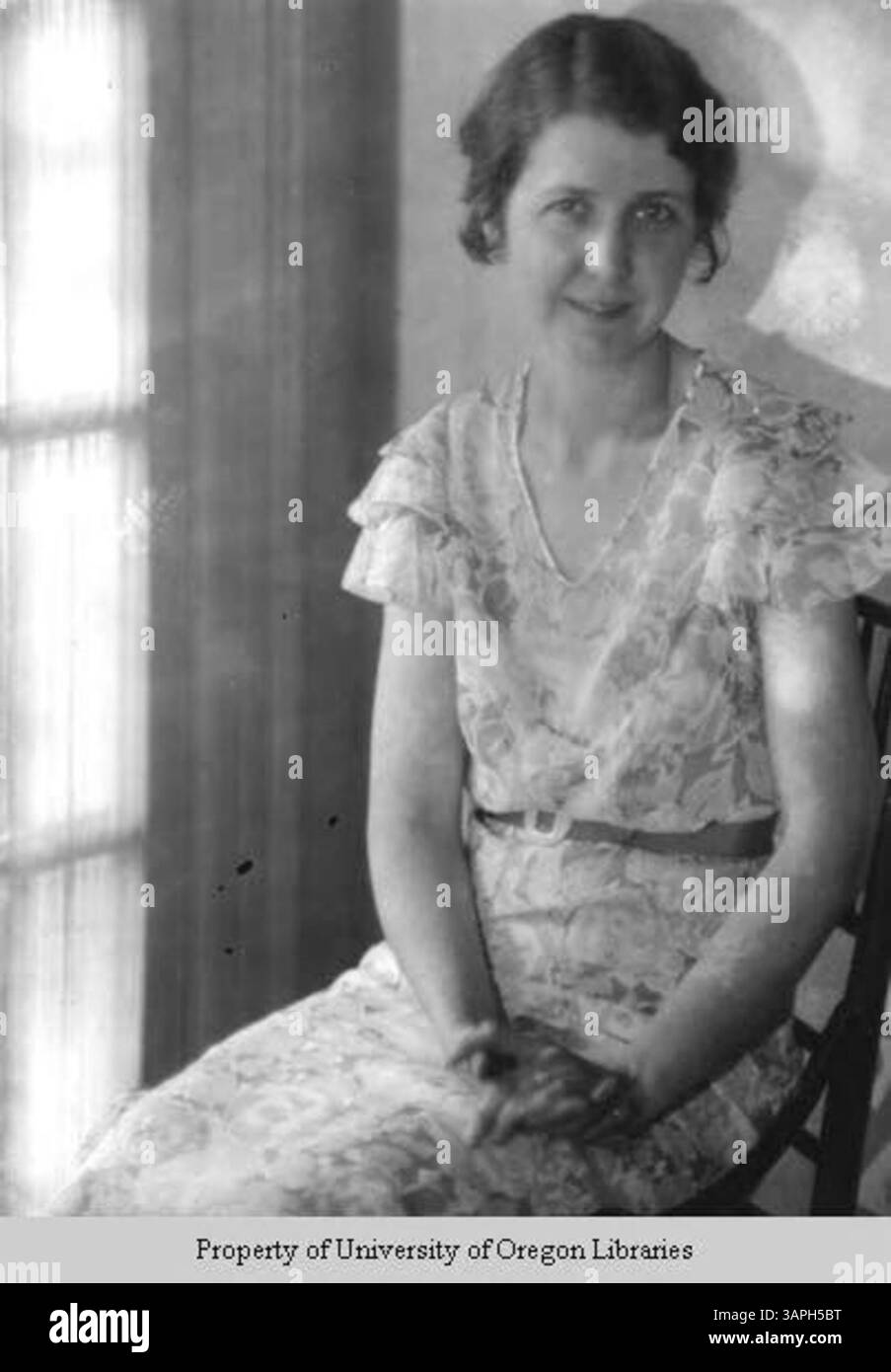 A photograph of Mrs. Ed Davis from the University of Oregon Libraries ...