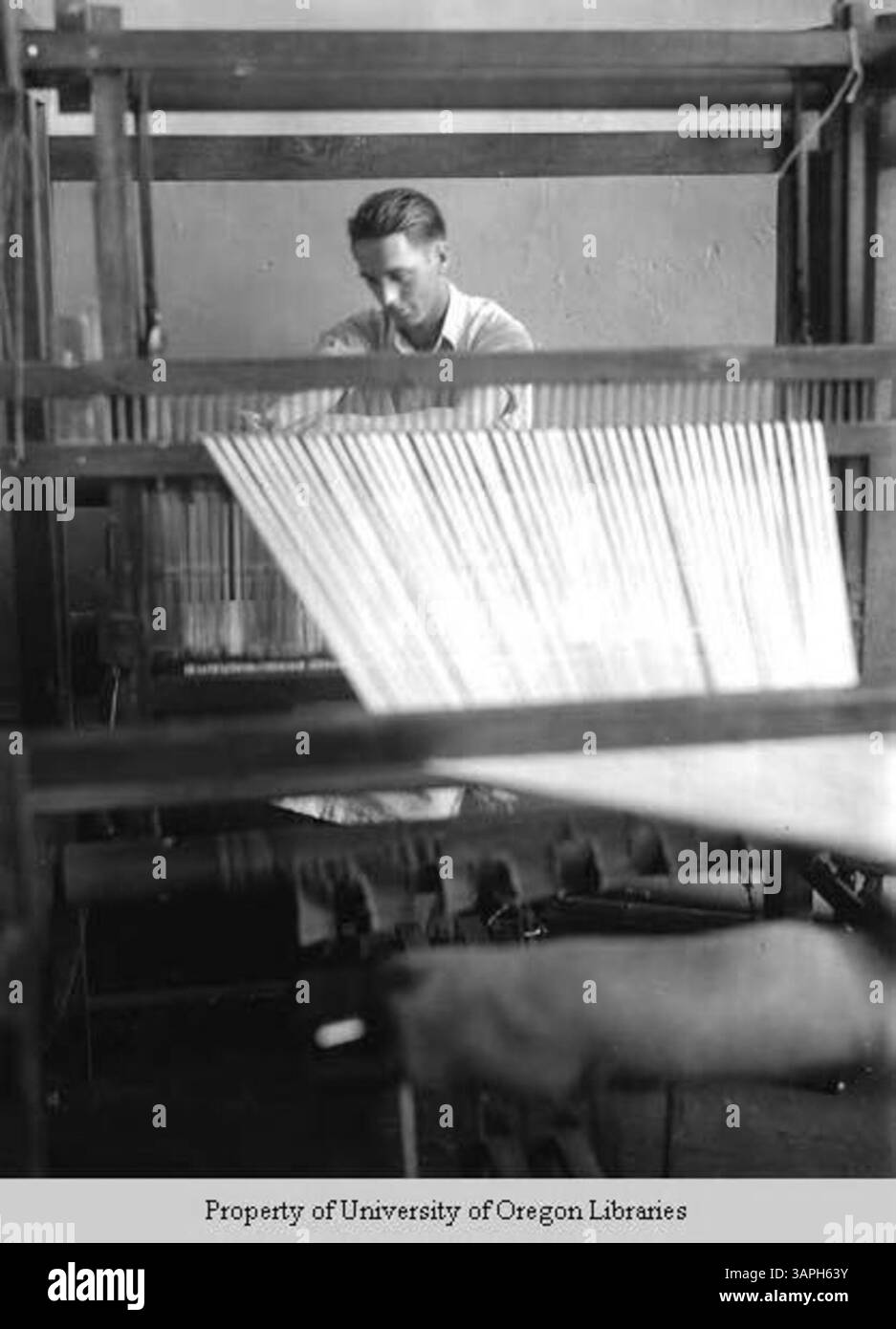 This photograph from the Doris Ulmann collection depicts a young man ...