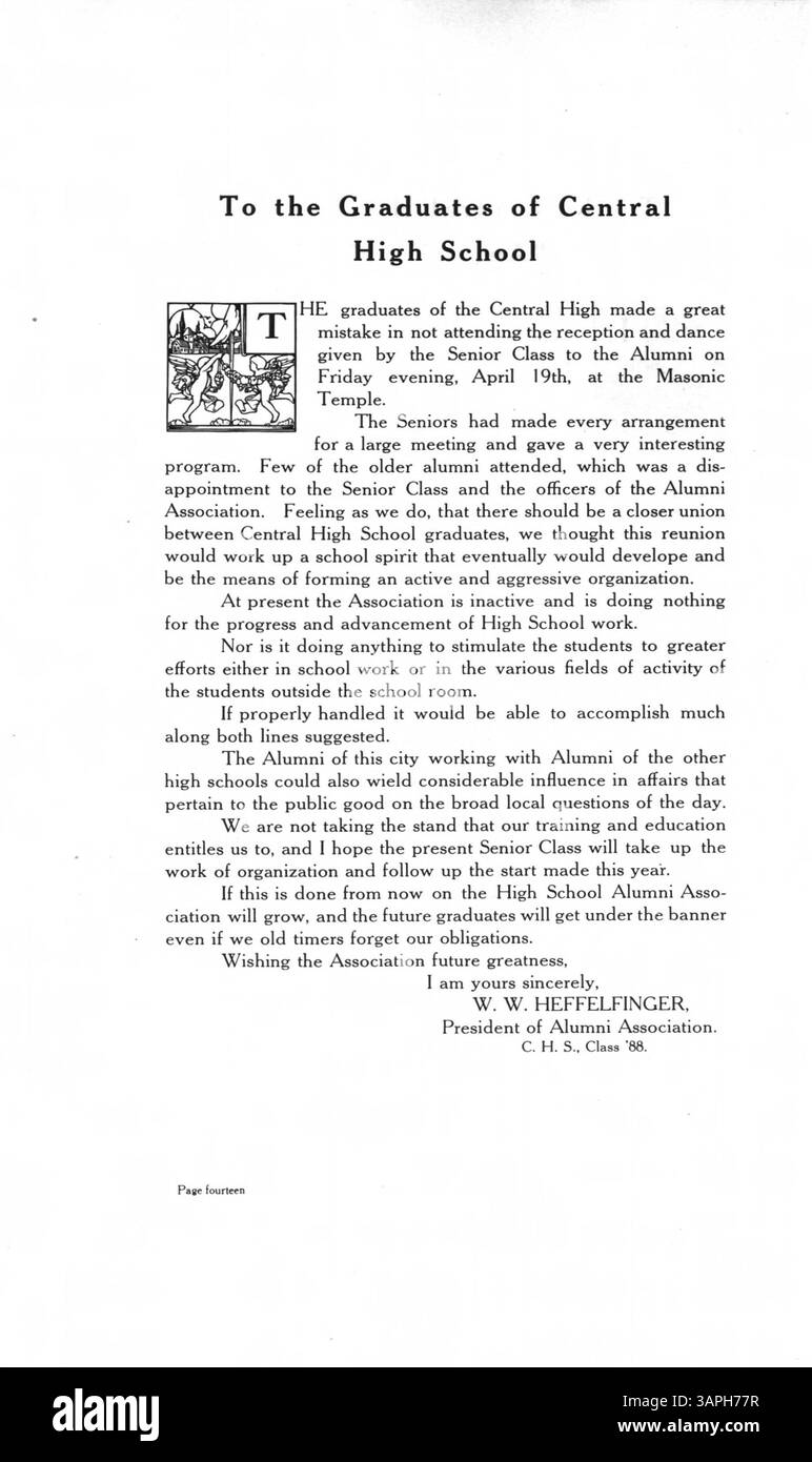 This high school yearbook from 1907 provides a detailed record of the ...