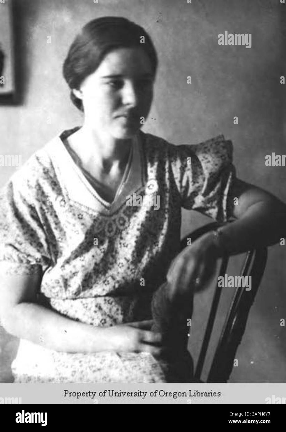 Photograph of Tess Ledford, a member of the Mountain Weavers, from the ...