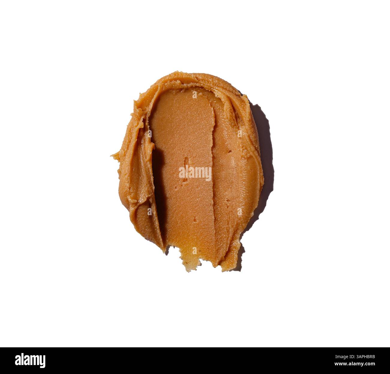 Peanut butter texture background isolated Stock Photo - Alamy