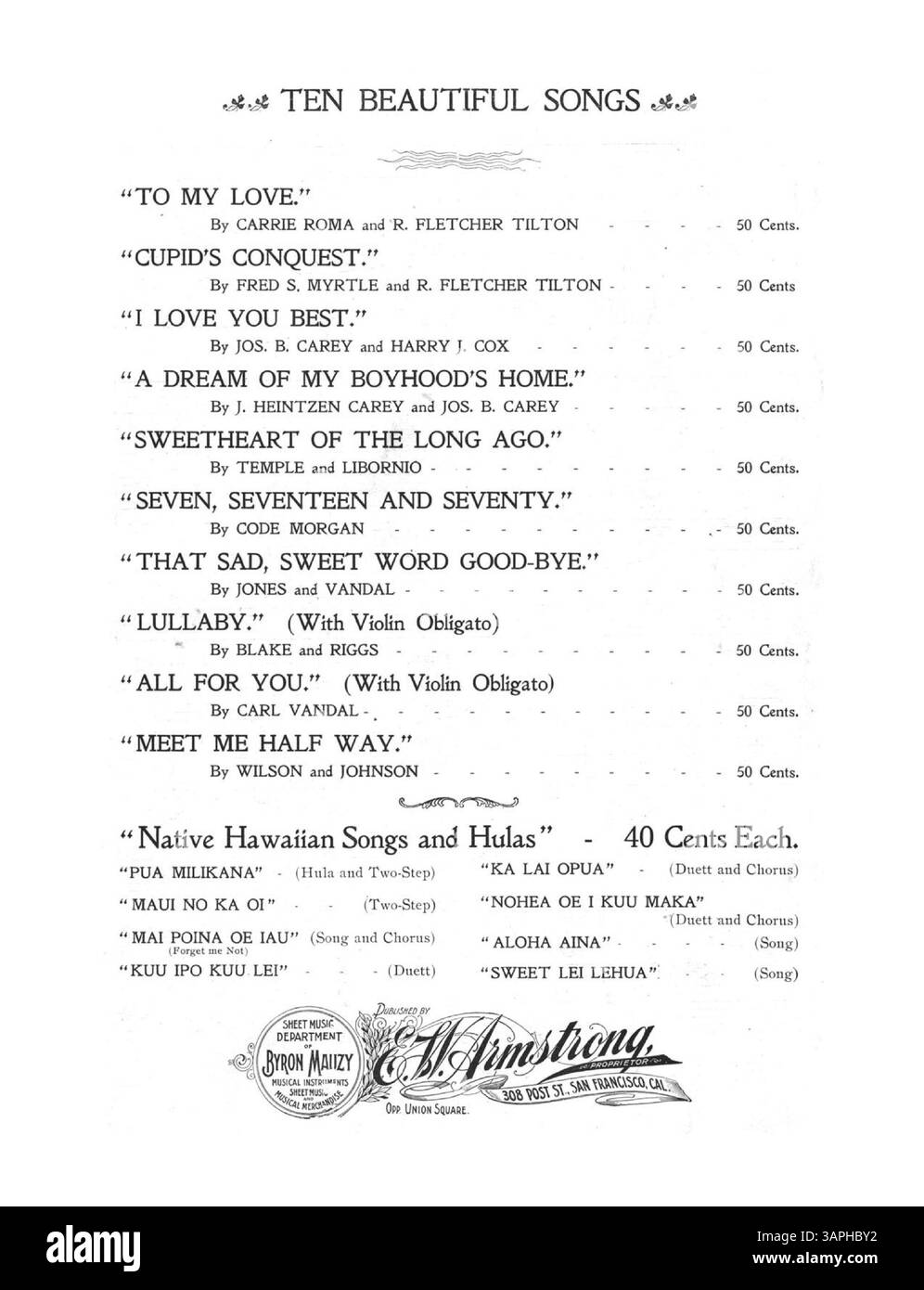 This ballad by Alexis L. Browne with lyrics by Elizabeth Harman was ...