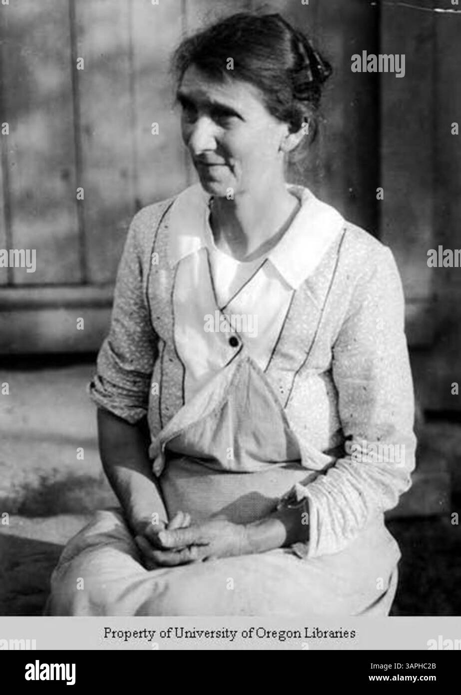 Photograph of Ms. Anderson without her bonnet, captured at Berea ...