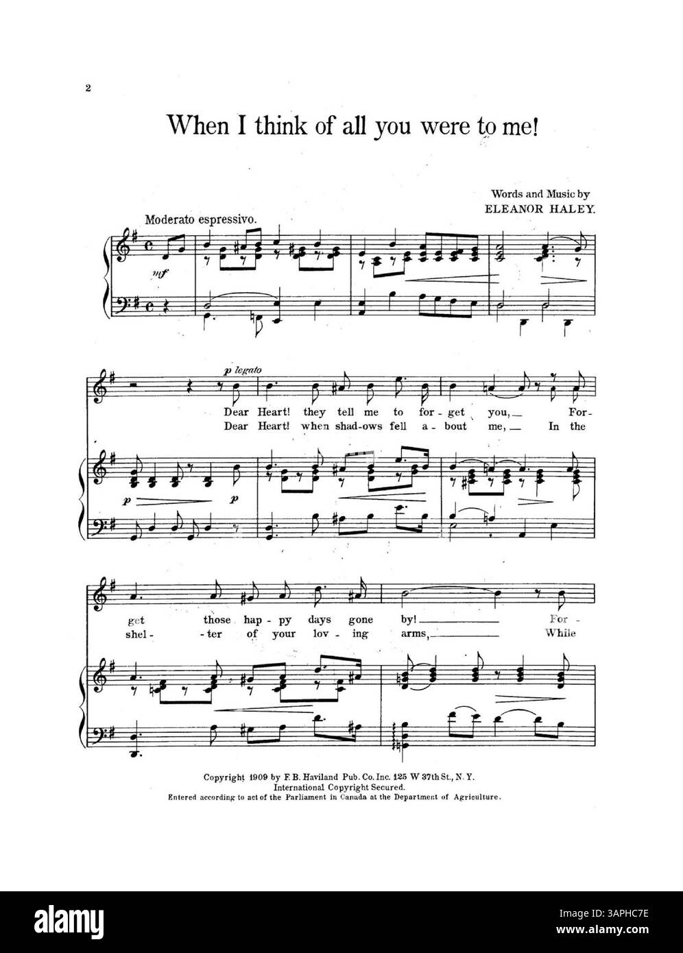 Annie laurie sheet music cover Black and White Stock Photos & Images ...