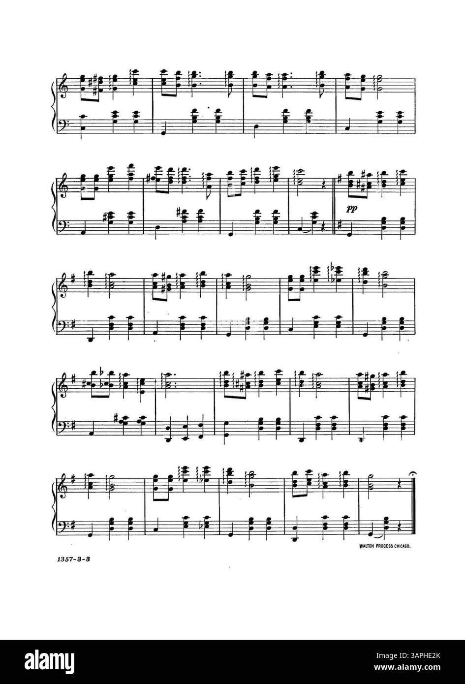 The 'Golden Sunset' score contains musical excerpts from 'Dixie ...