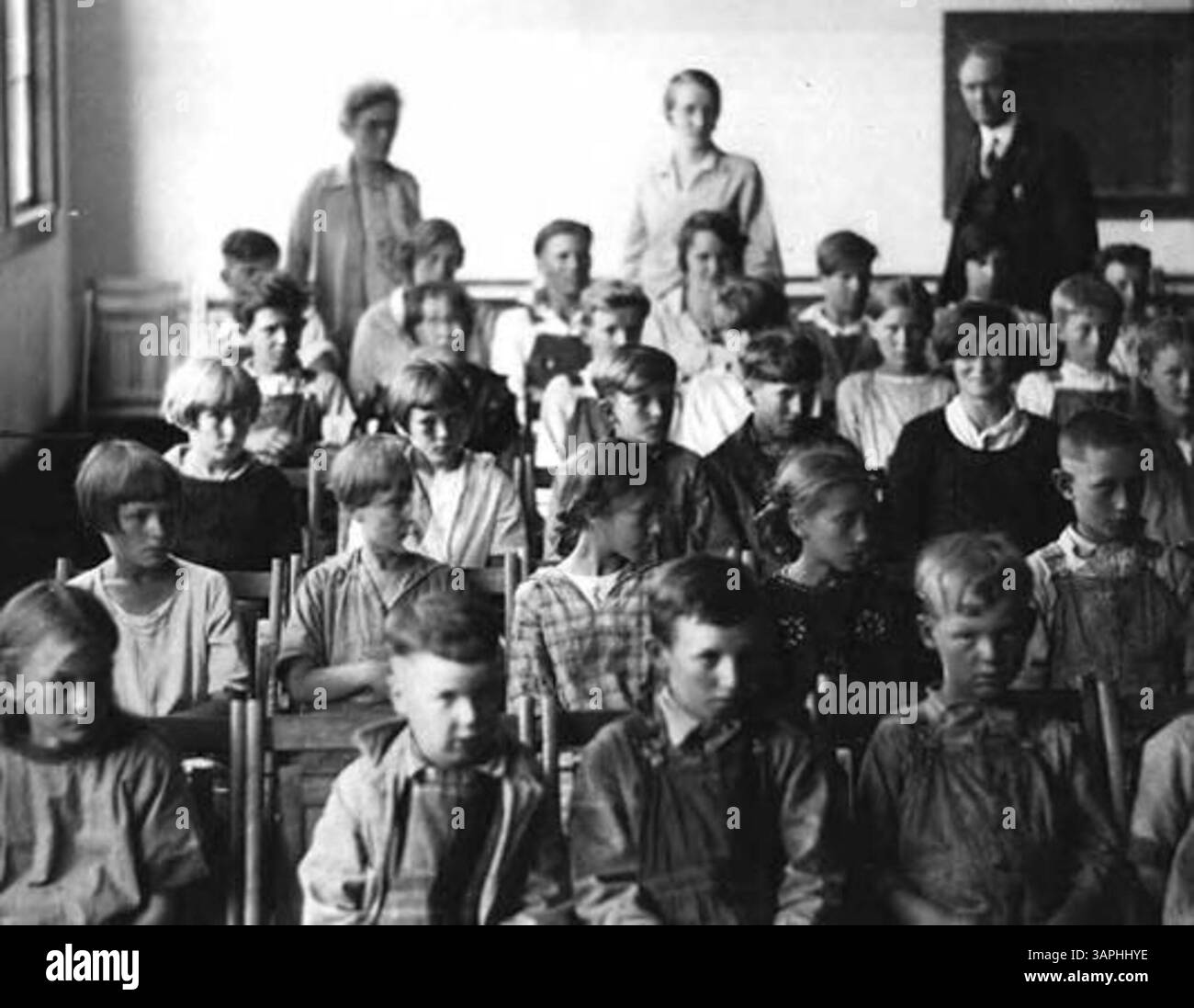 The photograph titled 'Students in classroom,' from the University of ...