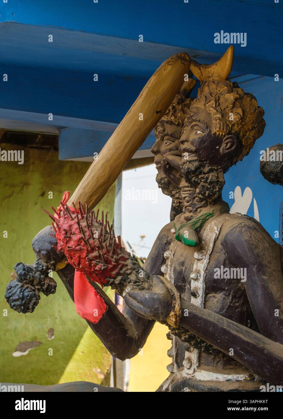 Ghana, Mankessin. A Posuban, A Traditional Shrine of the Akan Culture ...