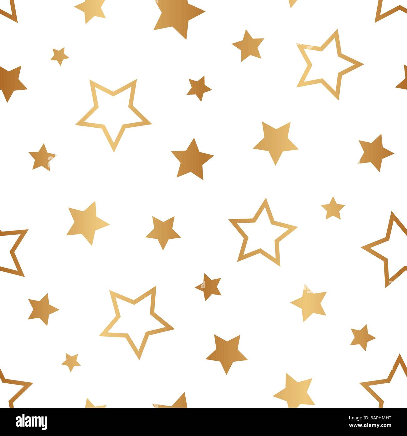 Stars seamless pattern. Elegant background with sparkle star. Glitter ...