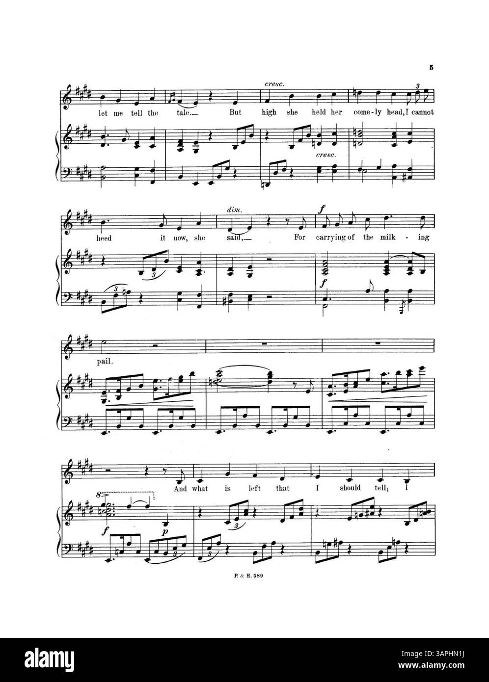 The cover of 'The Milkmaid' features lyrics by Jean Ingelow, composed ...