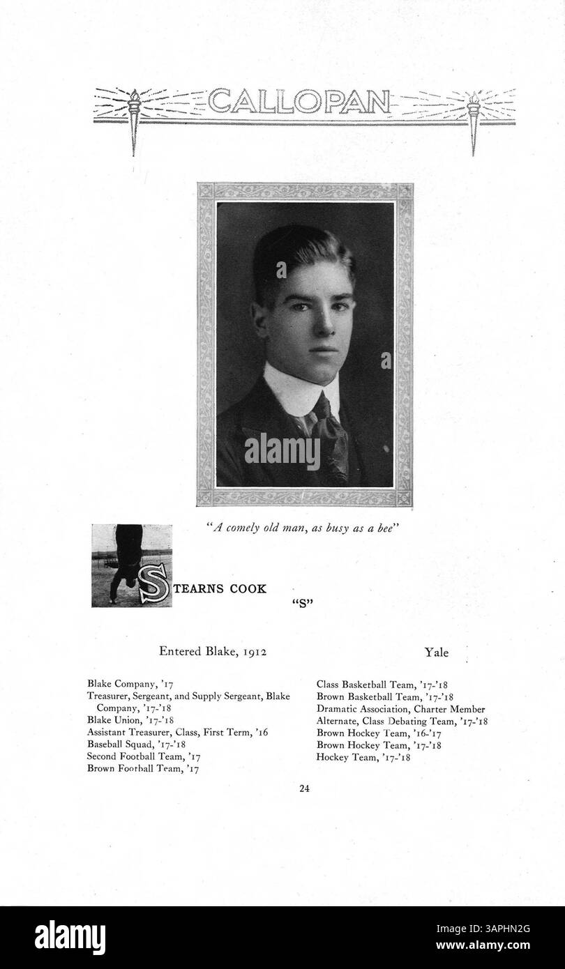 The 1918 Blake Yearbook, The Callopan, details the students, faculty ...