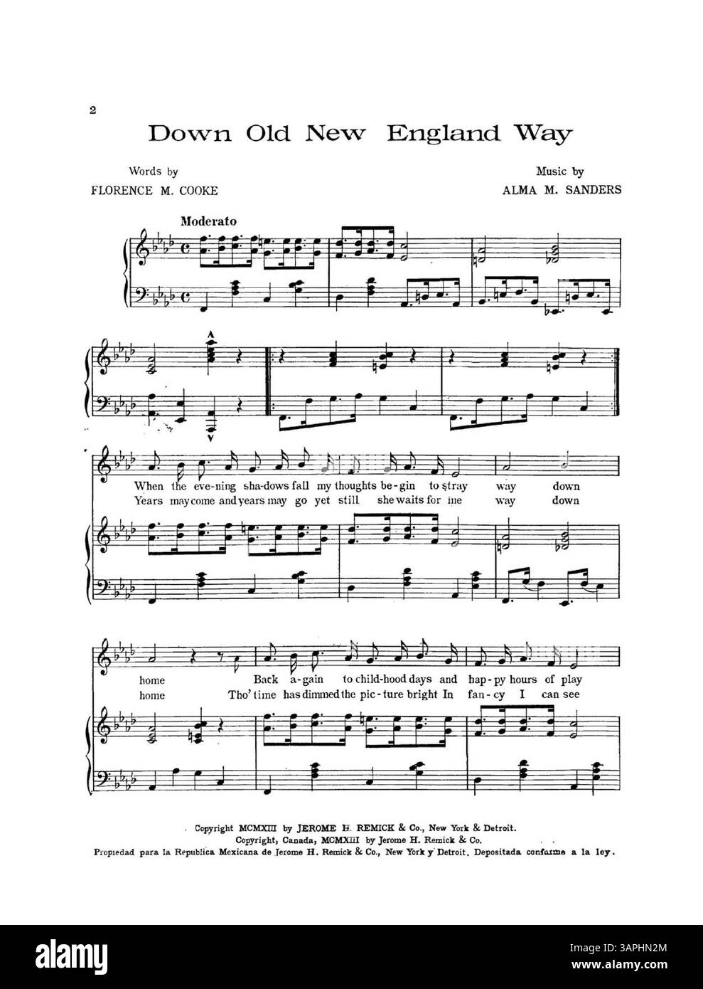 Song down old new Black and White Stock Photos & Images - Alamy