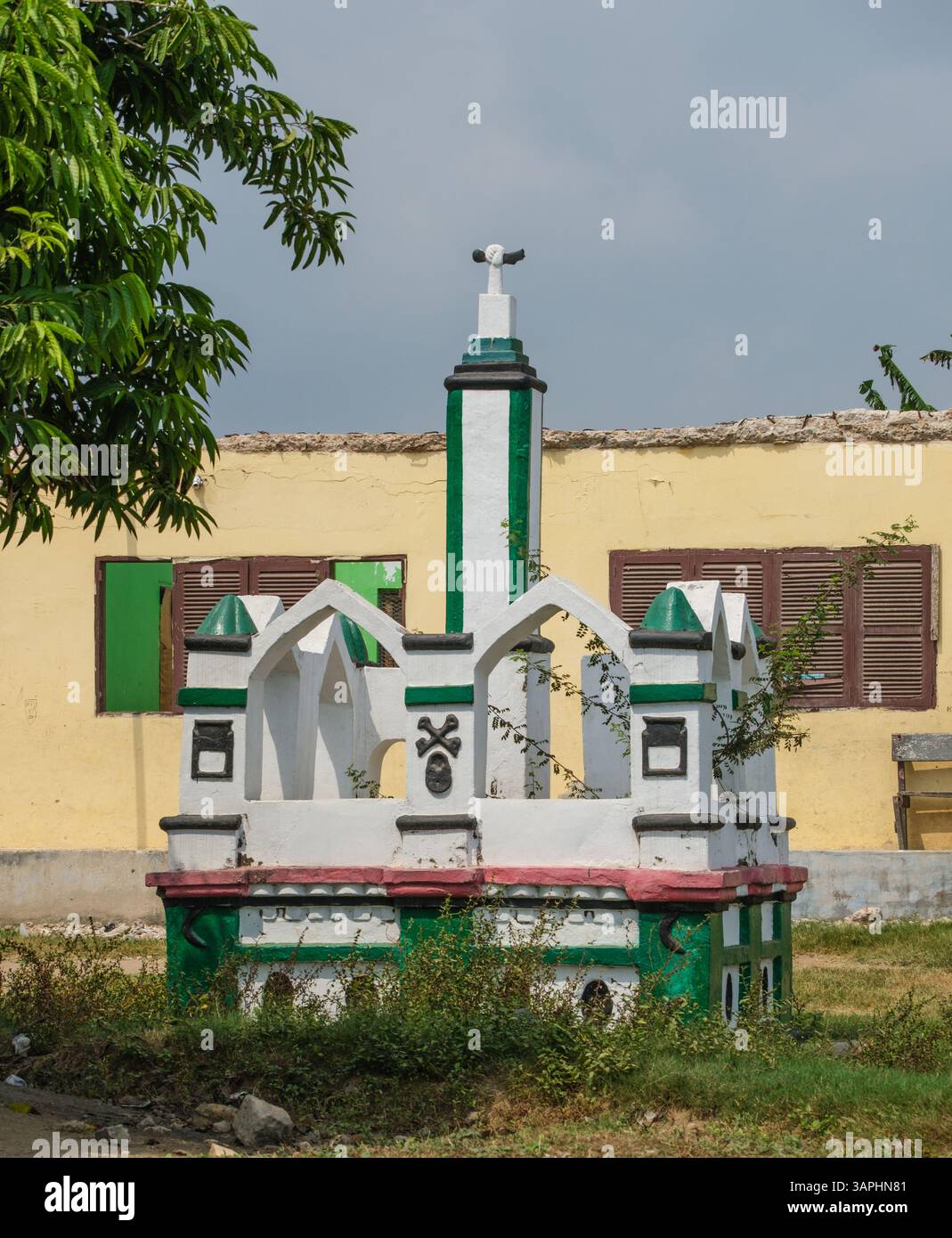 Anomabu, Ghana. A Posuban, a Traditional Shrine of the Akan Culture ...