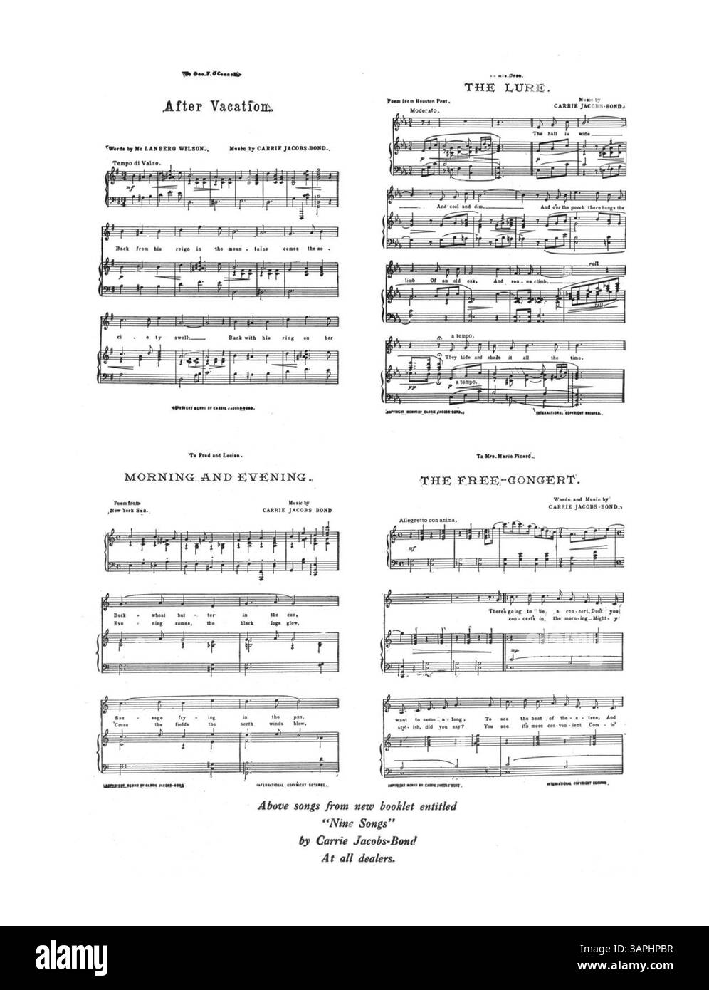 Digitized sheet music for the public domain song 'When God Puts Out the ...
