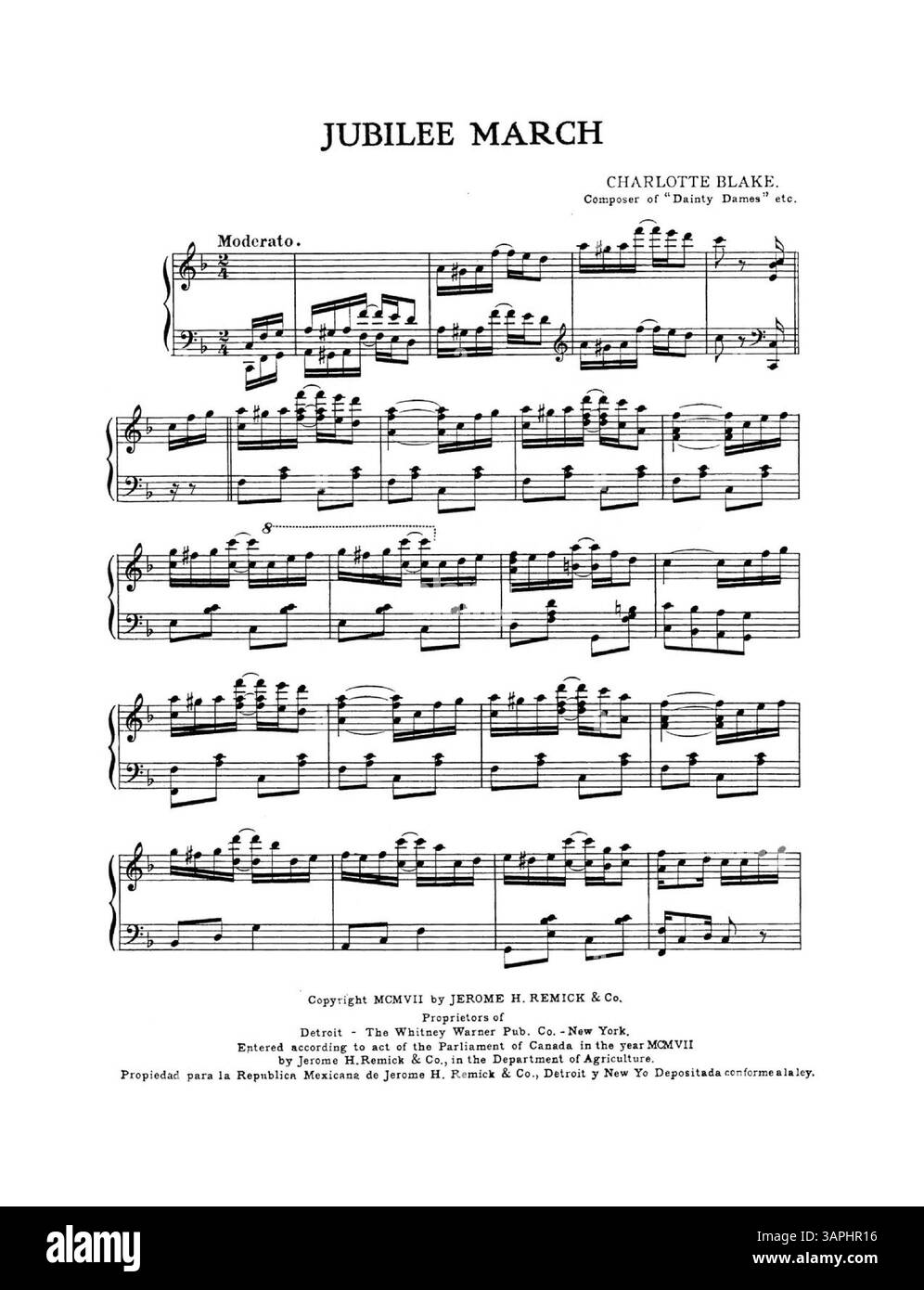 'Jubilee March' commemorates the 20th anniversary of Stix Baer & Fuller ...