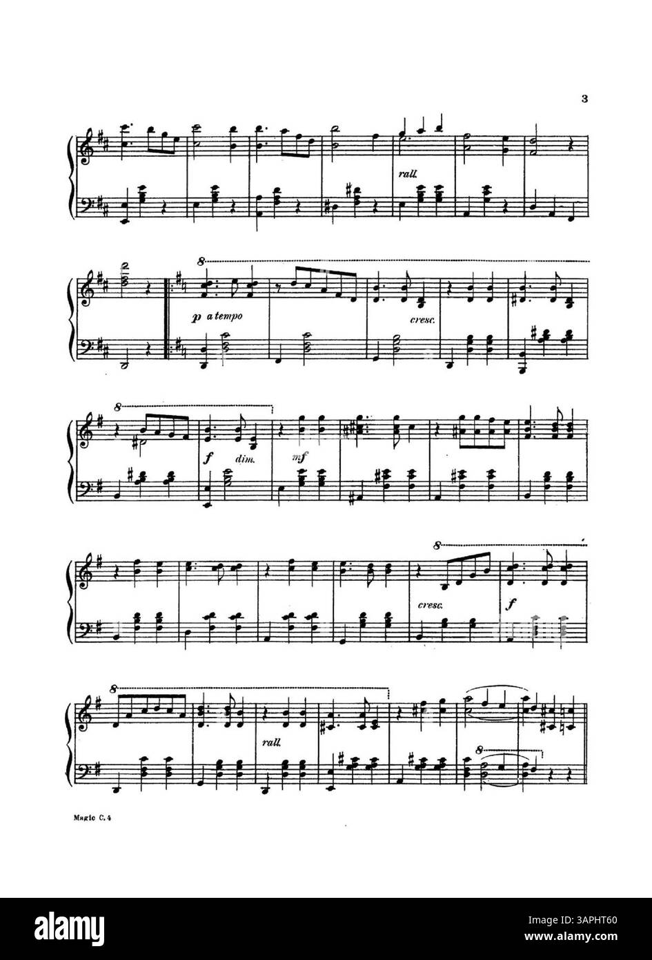 This composition, 'Magic Circle,' is dedicated to Mr. and Mrs. J.H ...