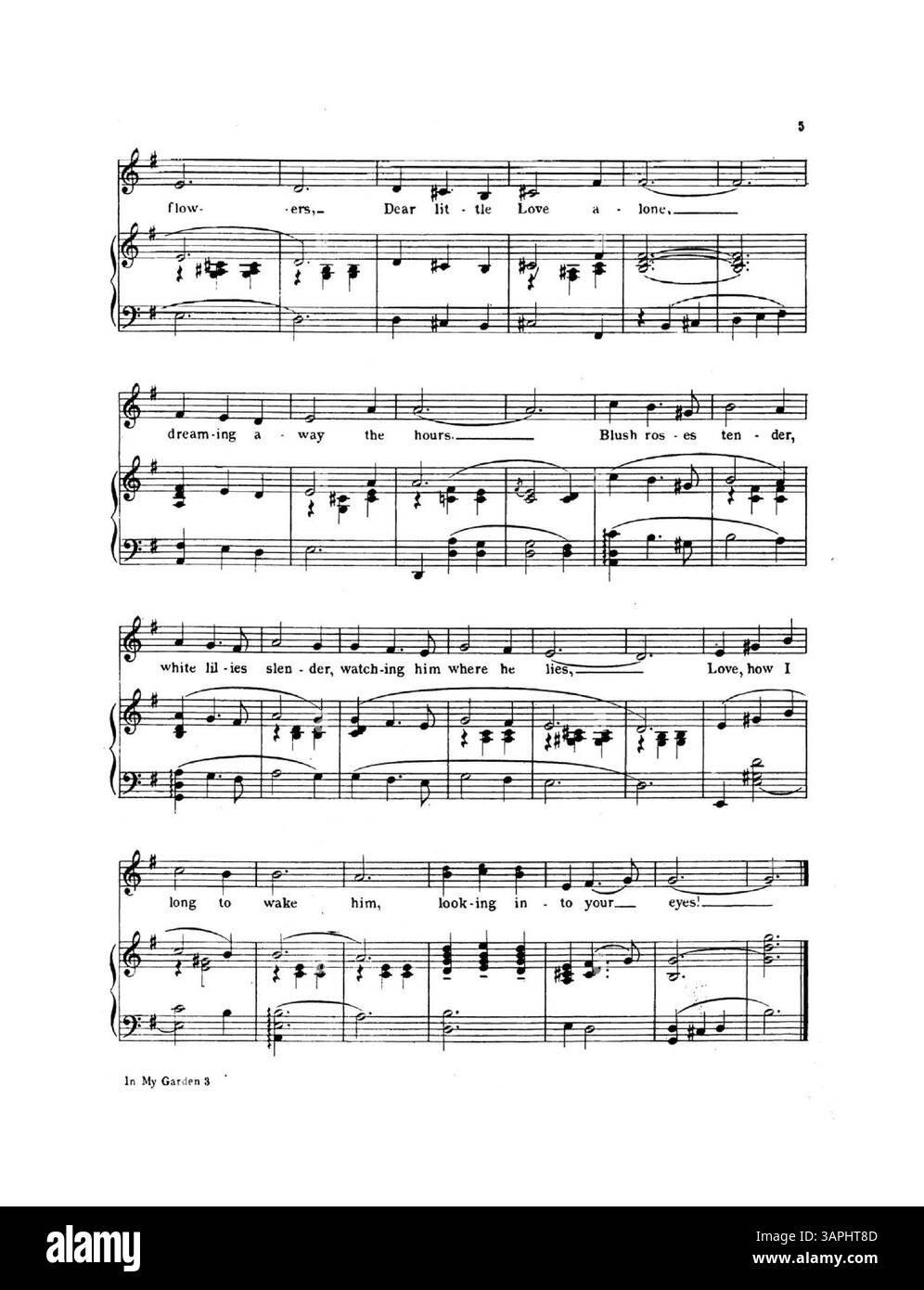 This library edition of 'In My Garden,' with words and music by Clare ...