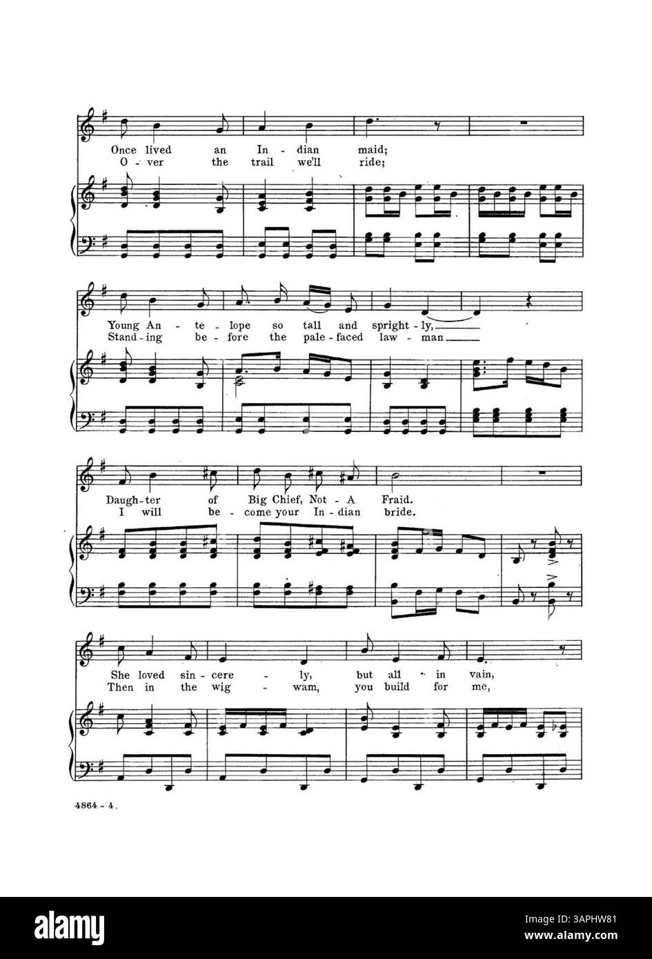 The cover of the song 'Young Antelope', described as 'An Indianesque ...