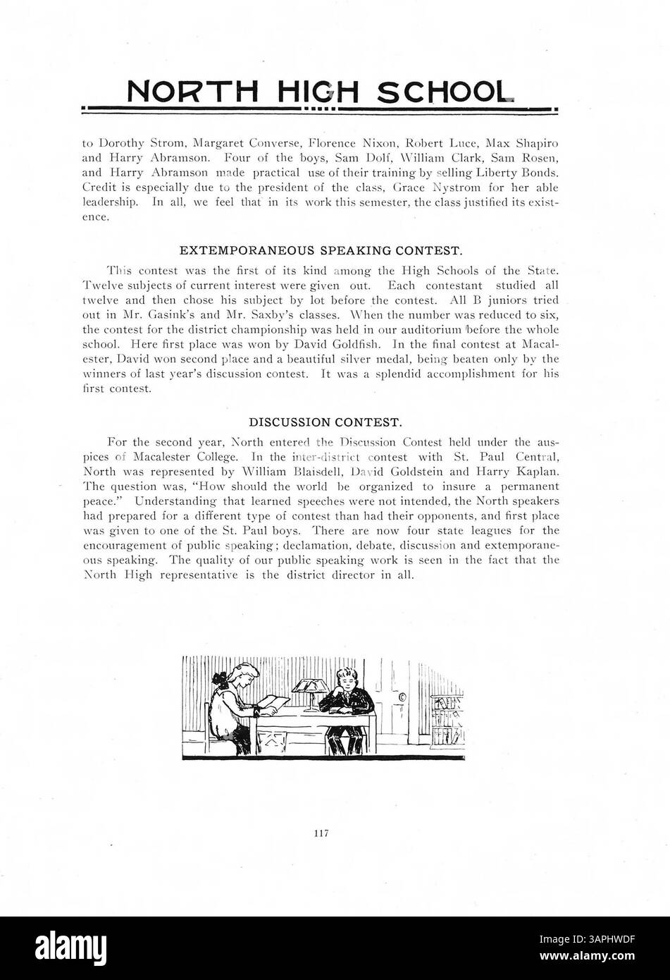 The 1918 Polaris yearbook from North High School provides a visual ...