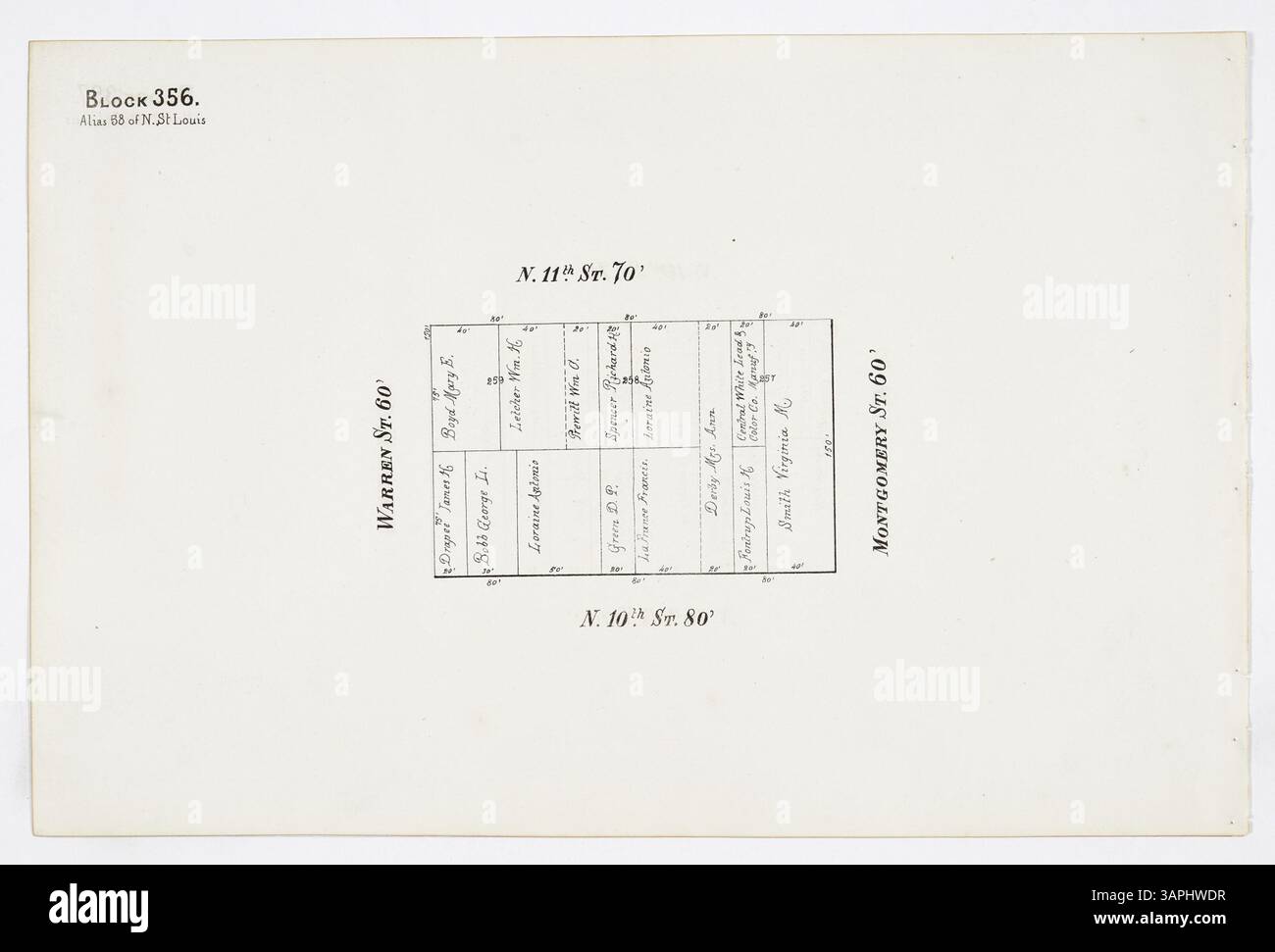 This block book contains detailed land ownership records and maps ...