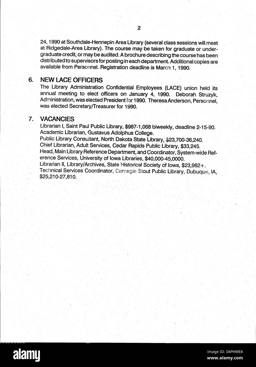 The 1990 Minneapolis Public Library Official Bulletin is a weekly ...