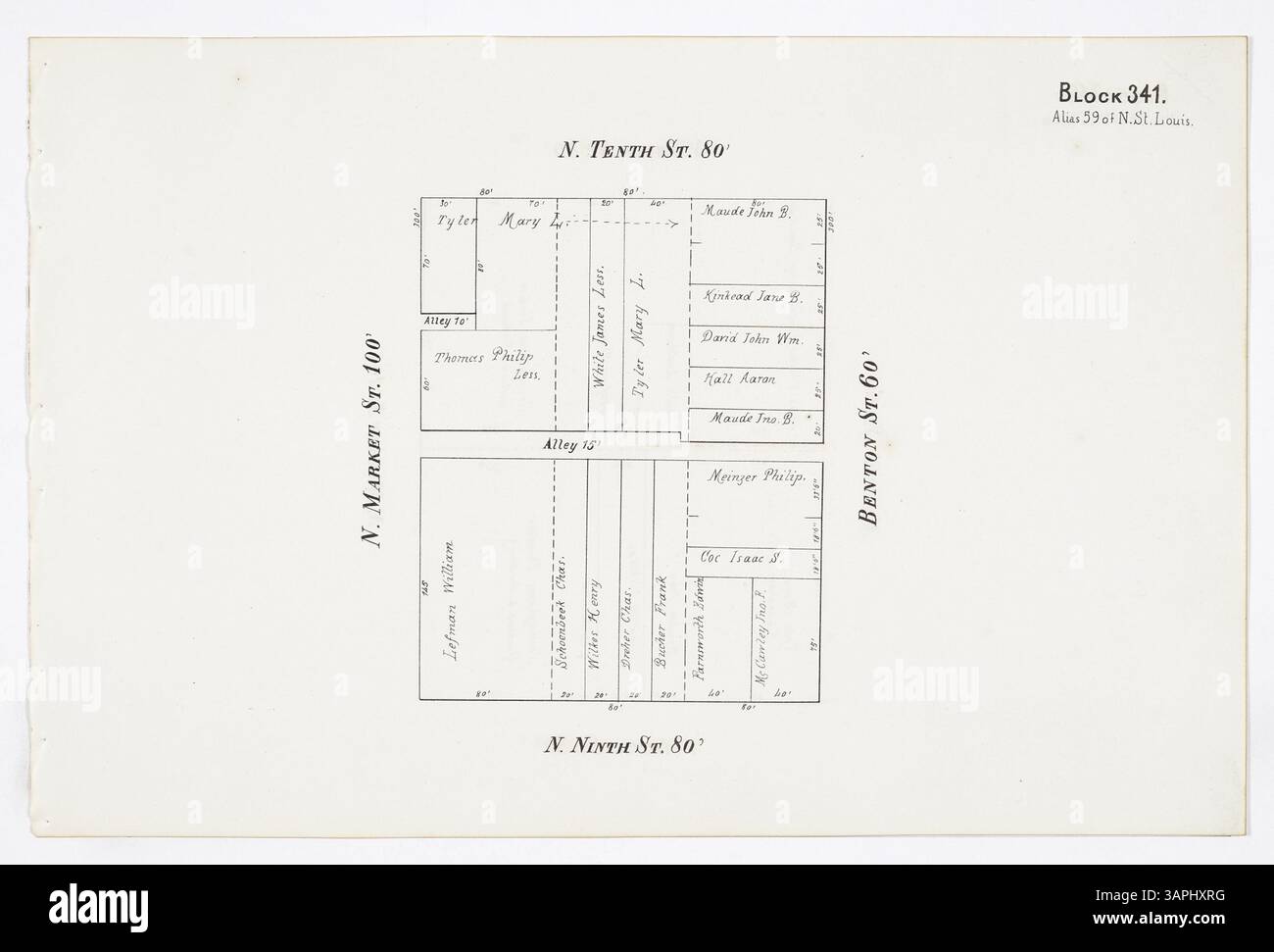 The Block Book of the City of St. Louis (Book 1) is a key historical ...