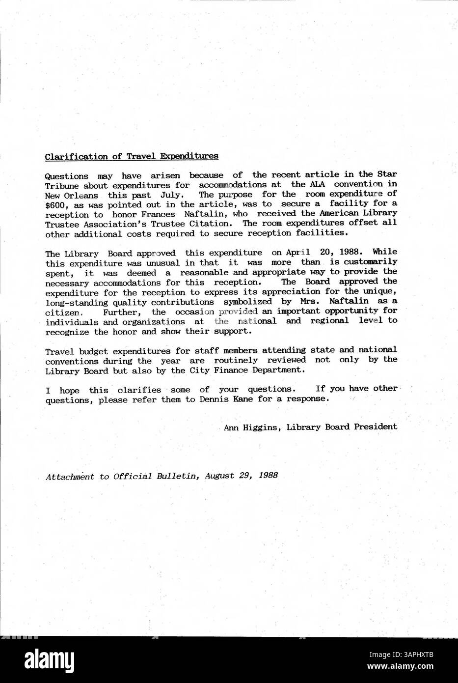 The 1988 'Minneapolis Public Library Official Bulletin' provides weekly ...