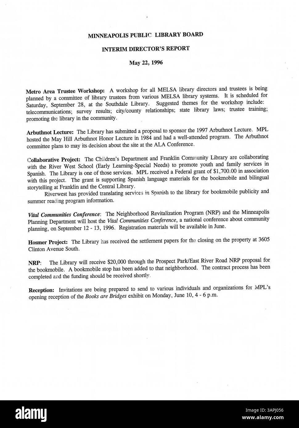 Community service for hennepin county library Cut Out Stock Images ...