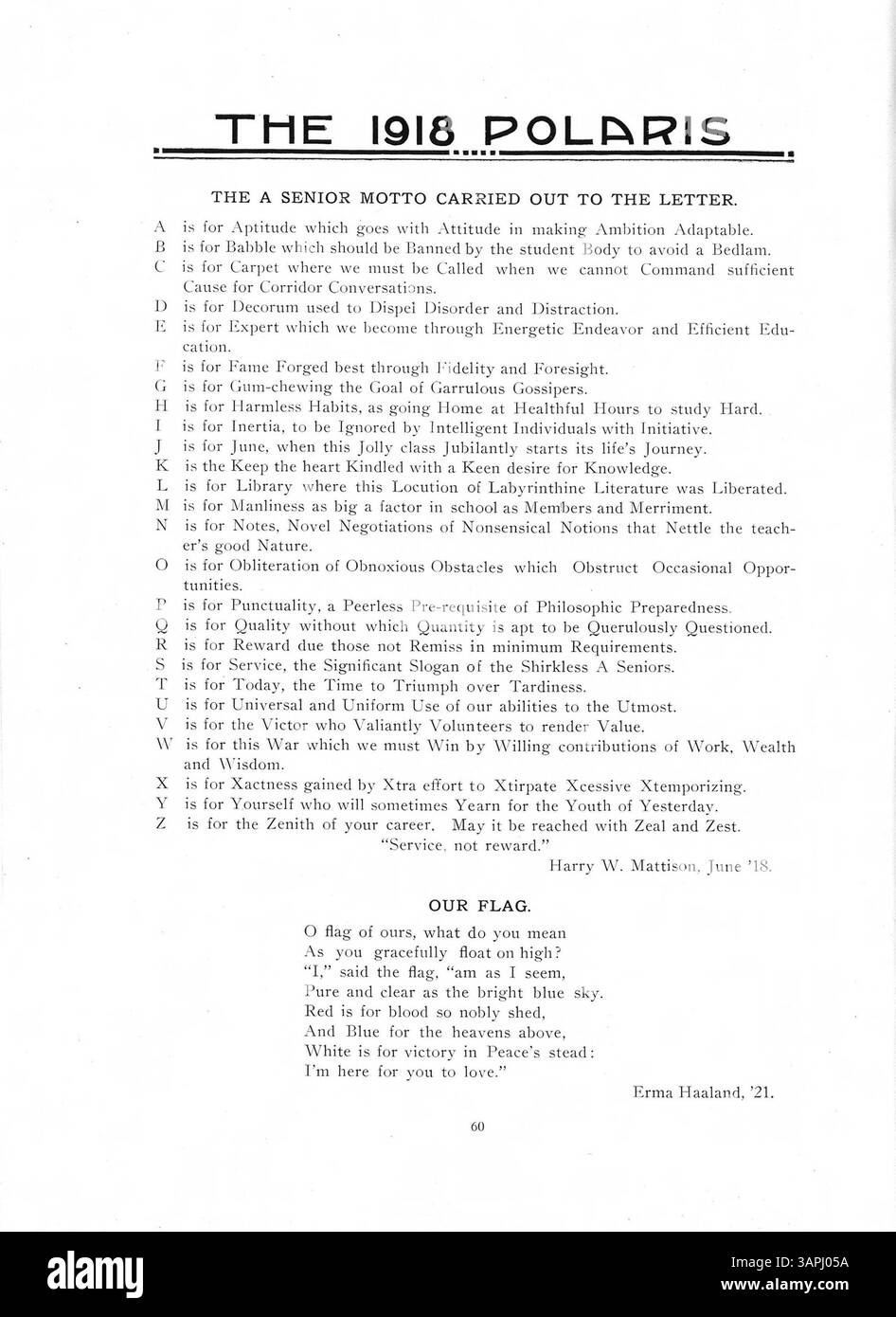 The 1918 'Polaris' yearbook from North High School documents the 1917 ...