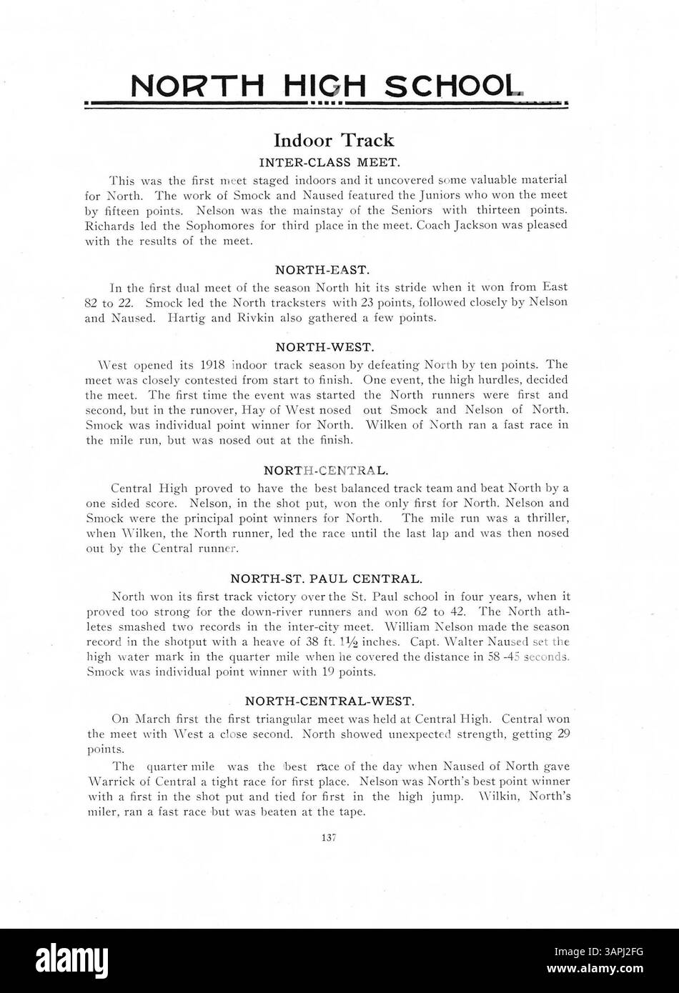 The 1918 'Polaris' yearbook from North High School highlights the ...